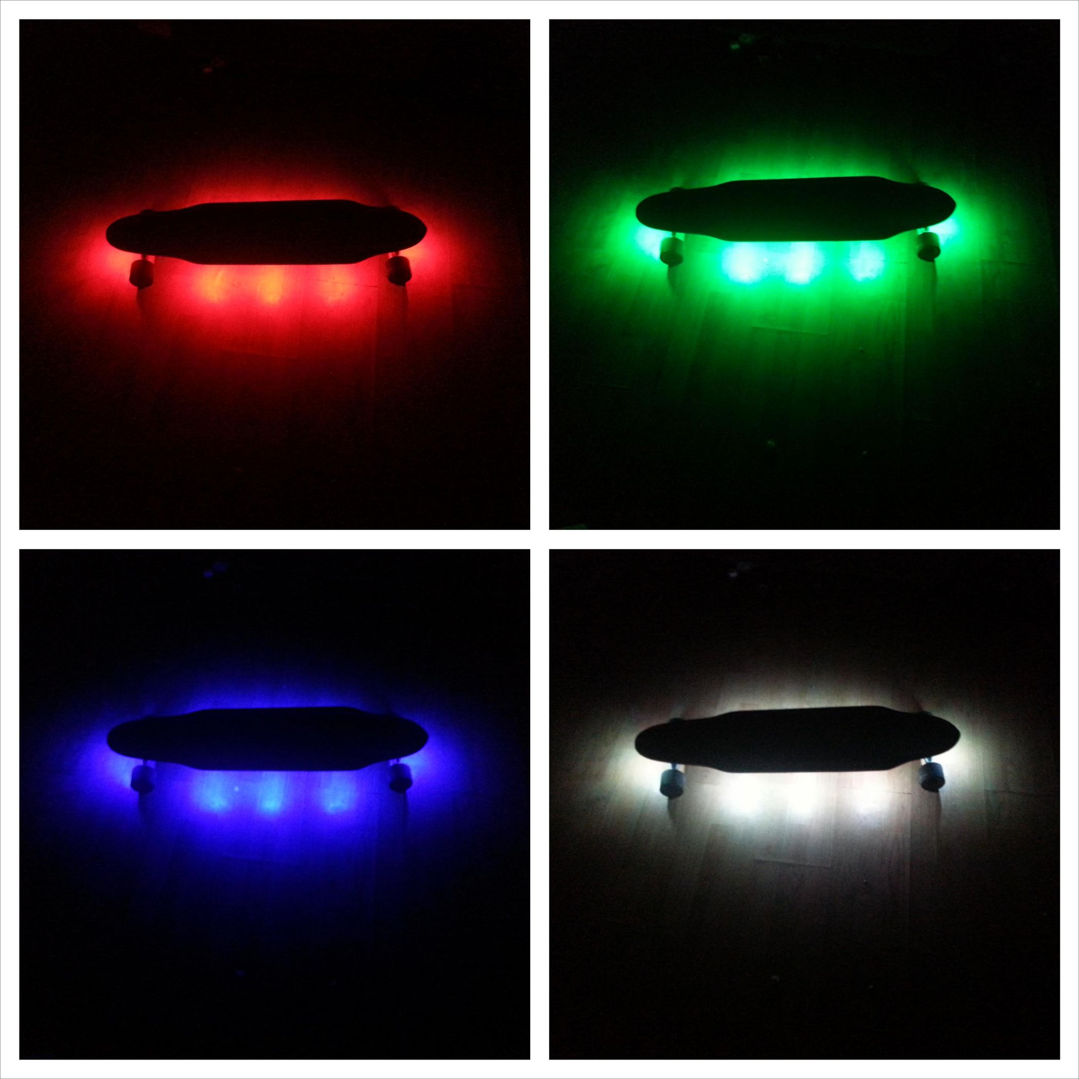 LED Longboard! LED Skateboard Version 4! : 6 Steps - Instructables