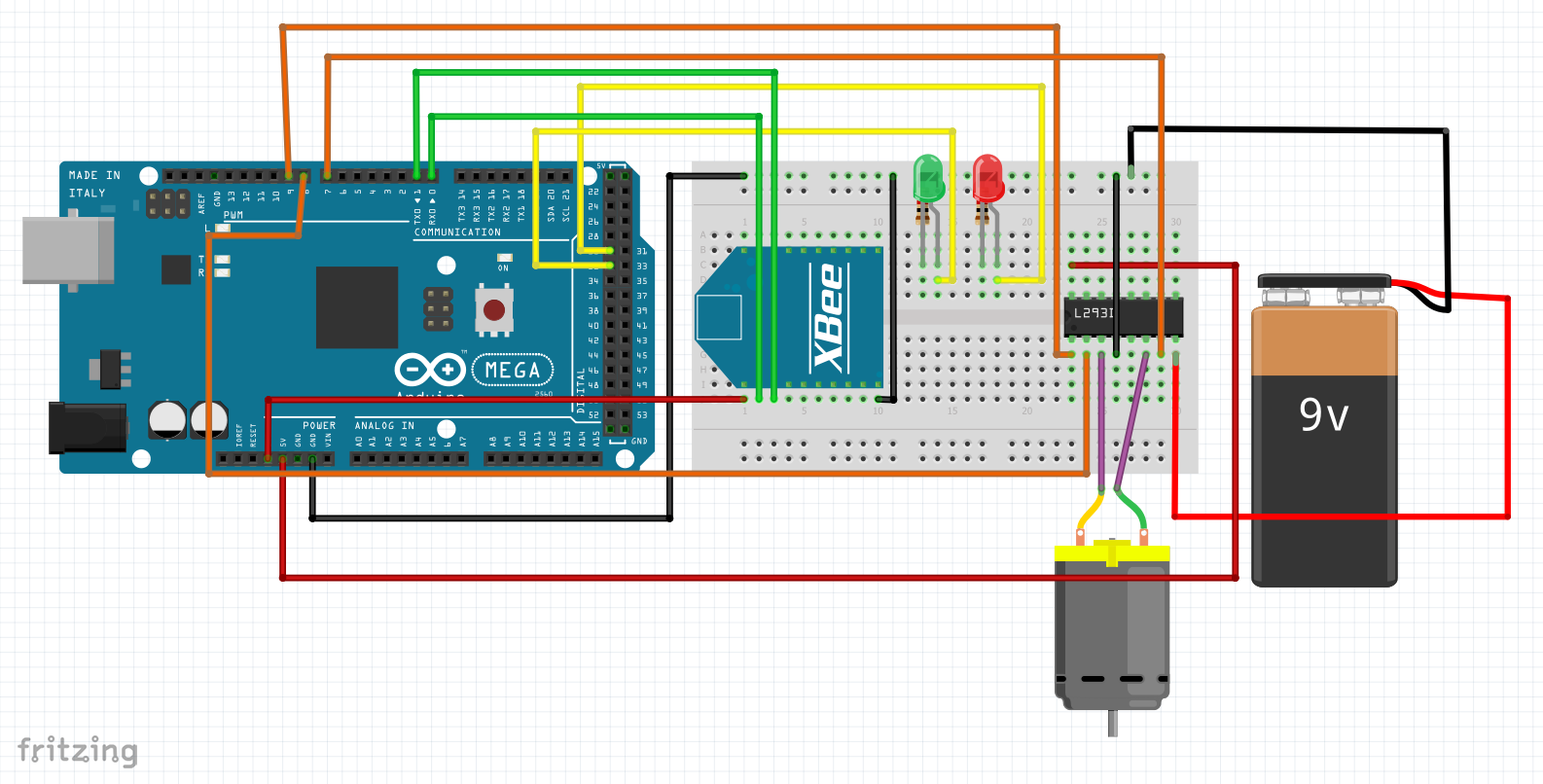 XBEEs + Python (pySerial) + Arduino + DC Motor : 18 Steps - Instructables