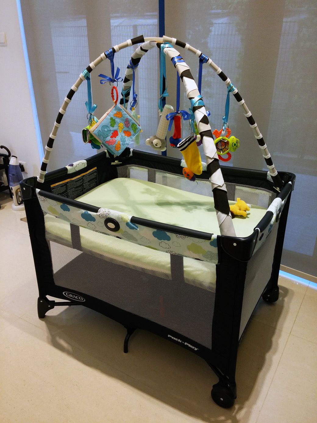 Cheap & Easy Baby Gym - Adjustable Mobile for Play Mats & Cribs : 9 ...