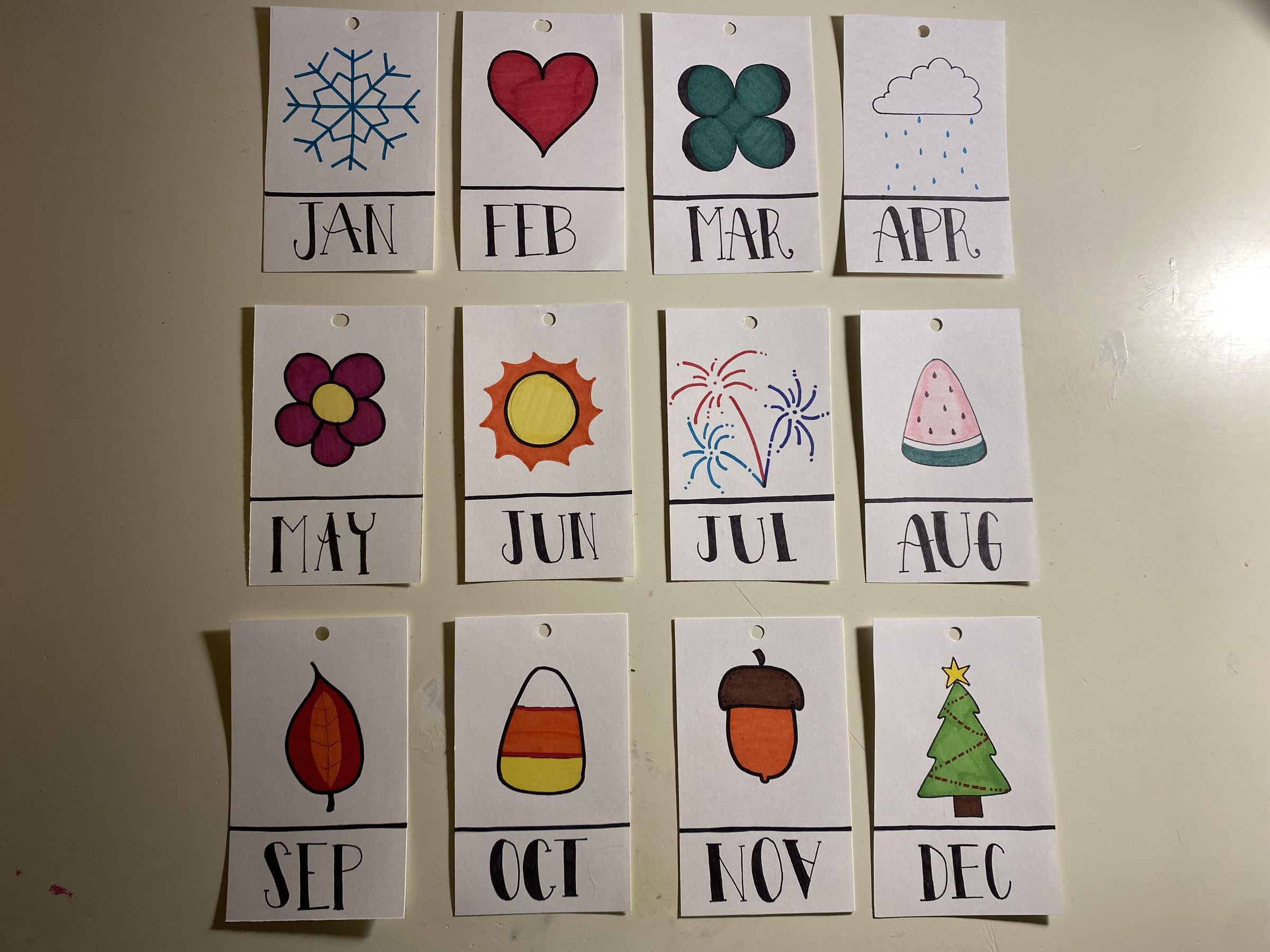 DIY Calendar : 4 Steps - Instructables