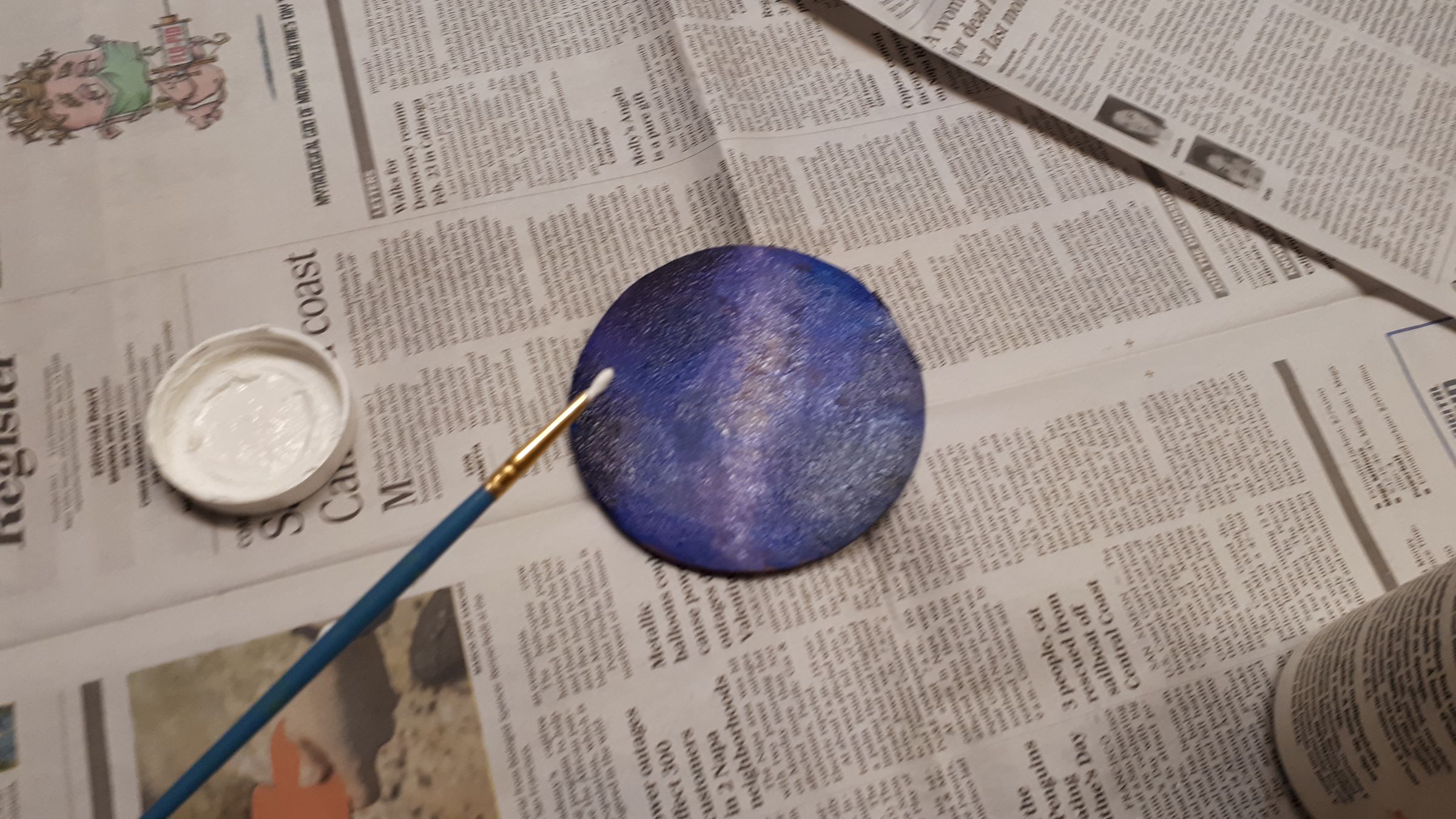 Galaxy Hanging Wall Decoration : 11 Steps - Instructables