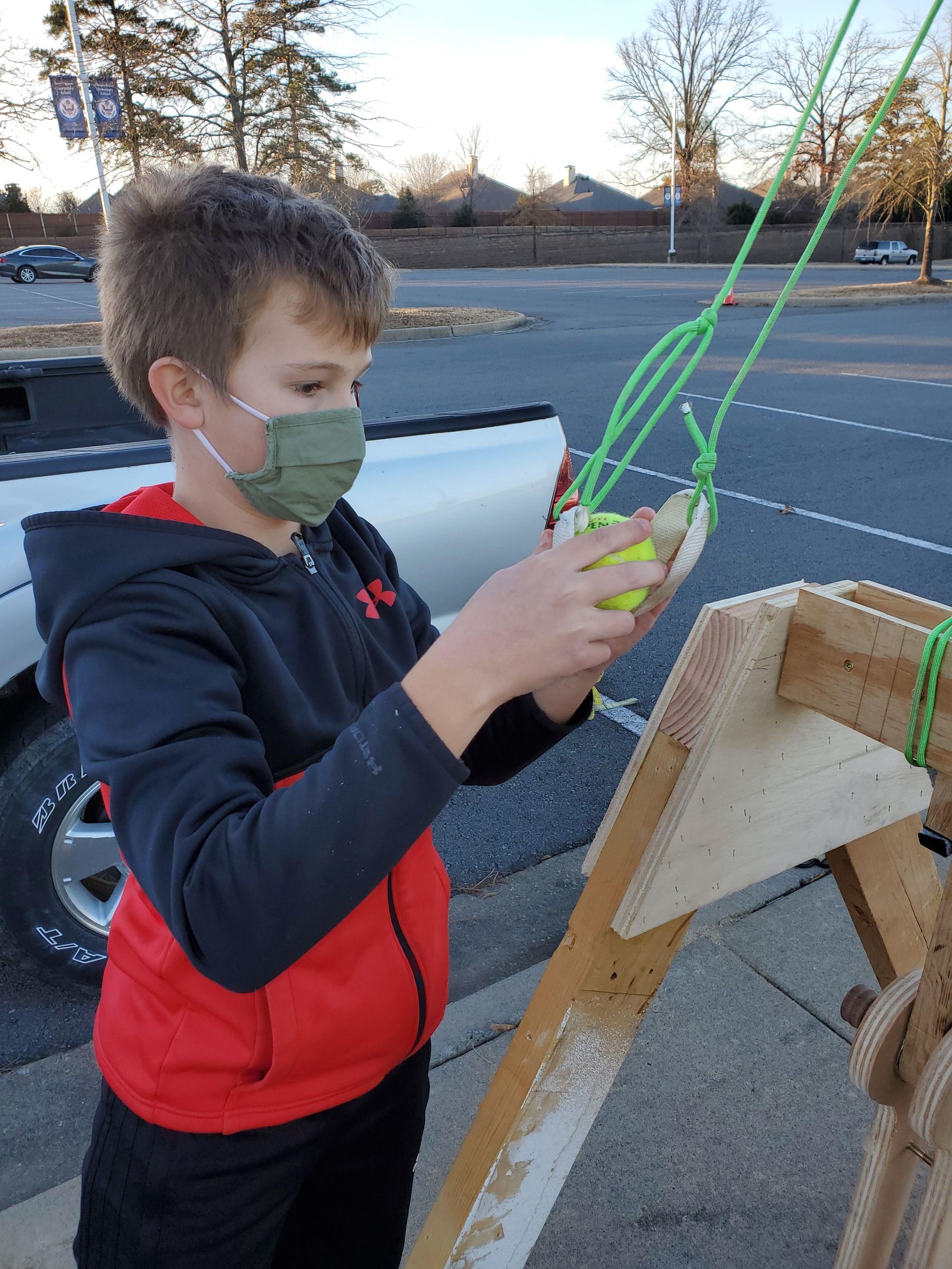 Simple Machine - Tennis Ball Catapult : 6 Steps (with Pictures ...