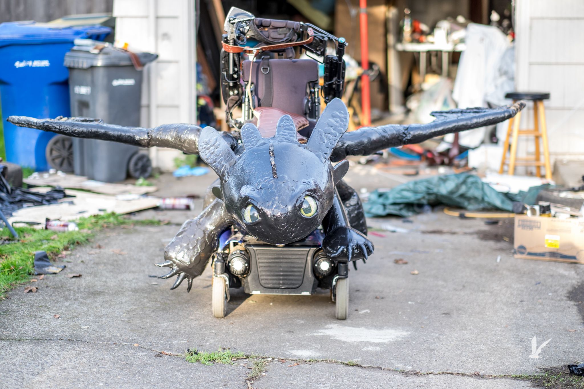 Wheelchair + Toothless = Epic Costume! : 11 Steps (with Pictures ...