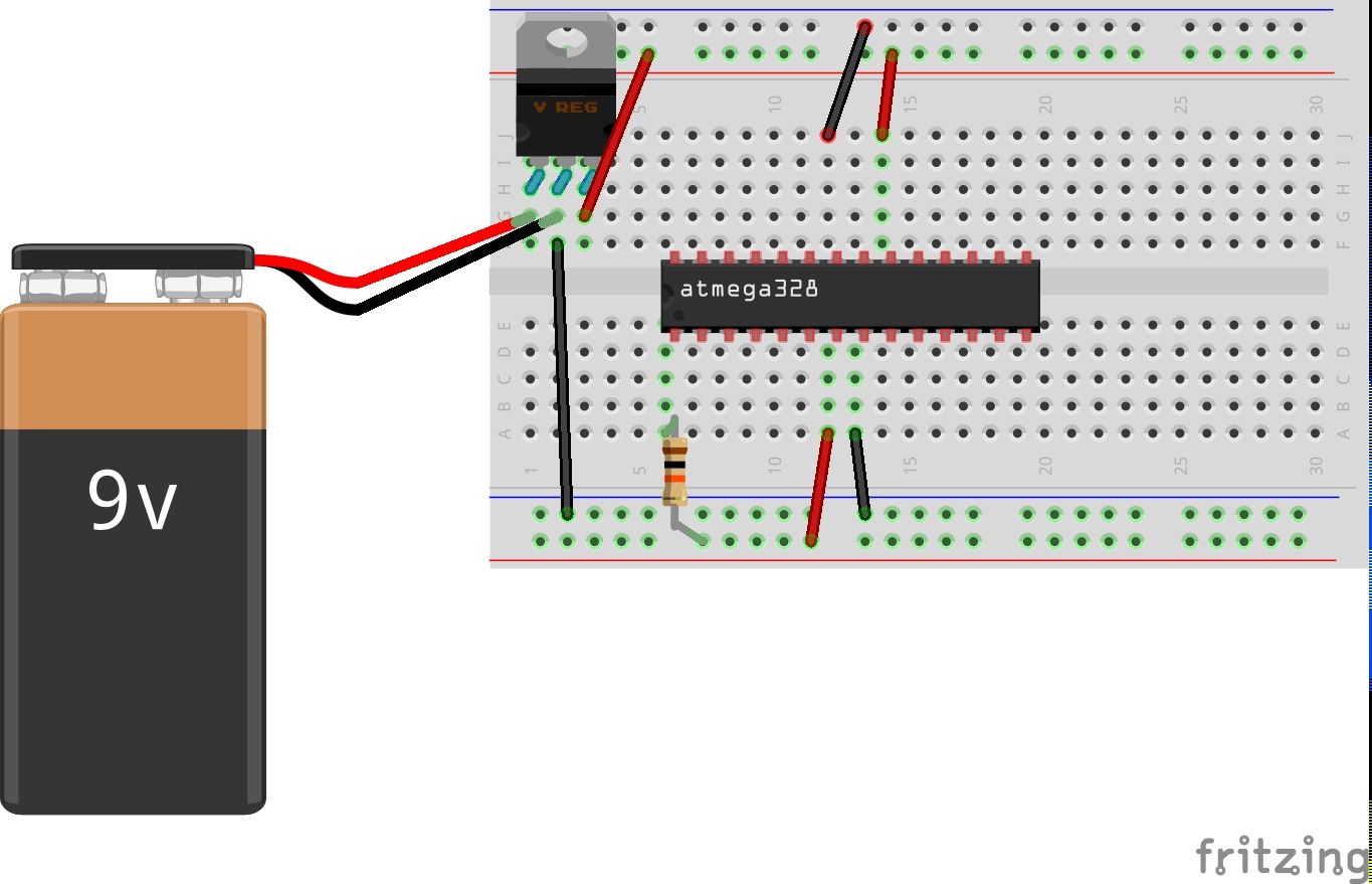 Standalone ATmega328p (using Internal 8 MHz Clock) : 4 Steps ...
