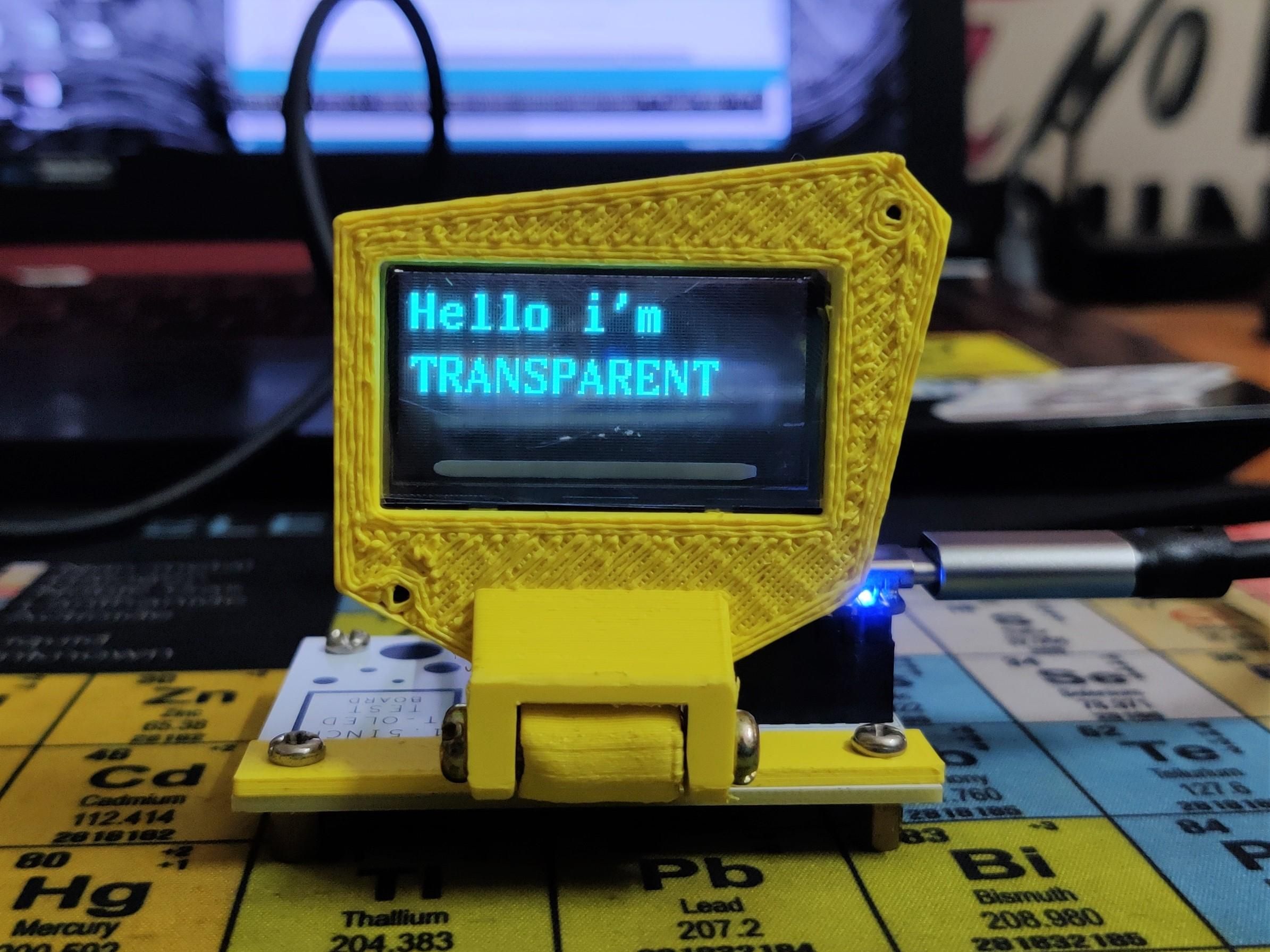 Transparent OLED Test Board With XIAO : 13 Steps (with Pictures ...
