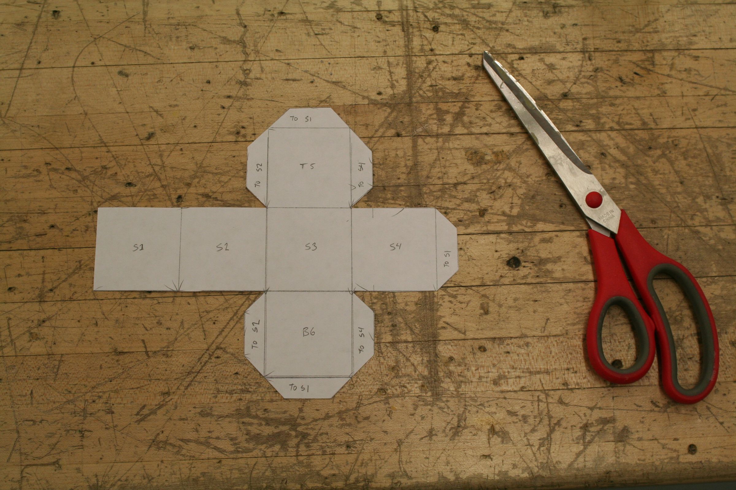 Perfect Paper Cube: Laying Out a Project Using Parallel Line ...