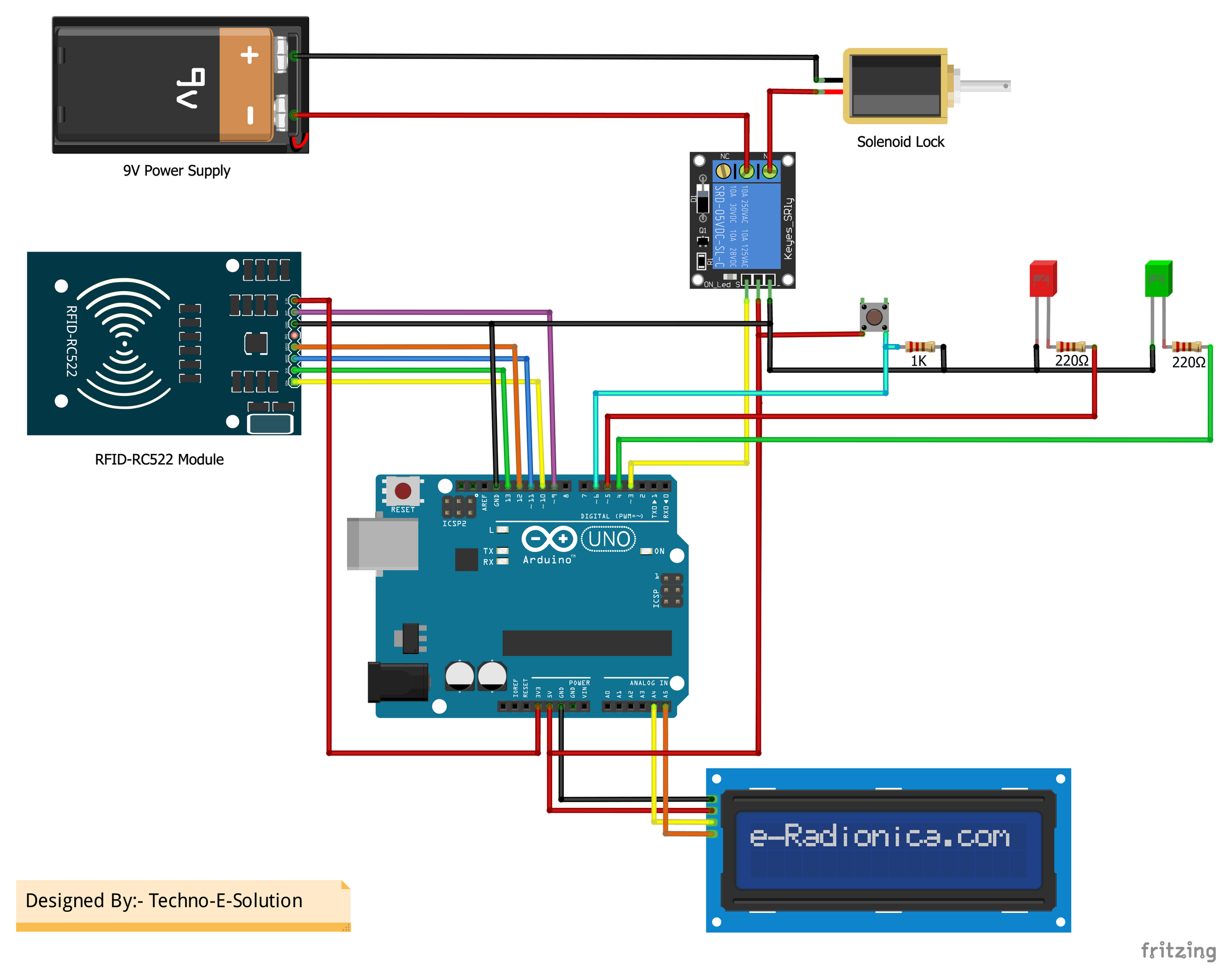 RFID Based Door Lock System Using Arduino Uno : 4 Steps - Instructables