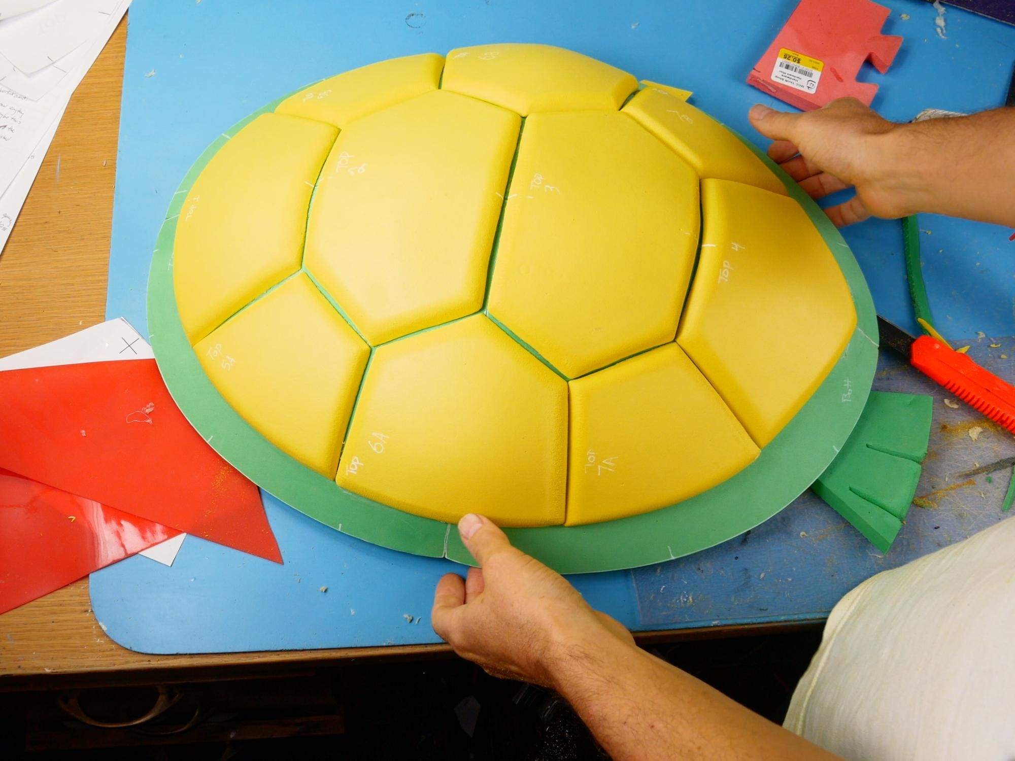 DIY Turtle Shell From a Foam Mat! : 29 Steps (with Pictures ...