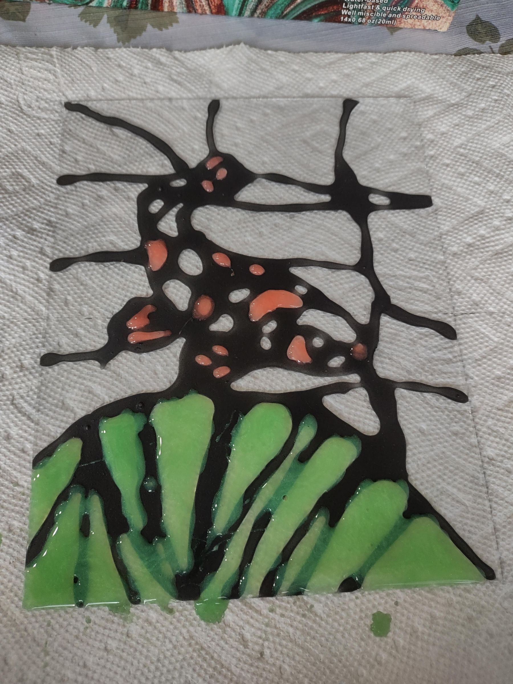 Easy Faux Stained Glass With Paint and Glue! : 4 Steps (with Pictures ...