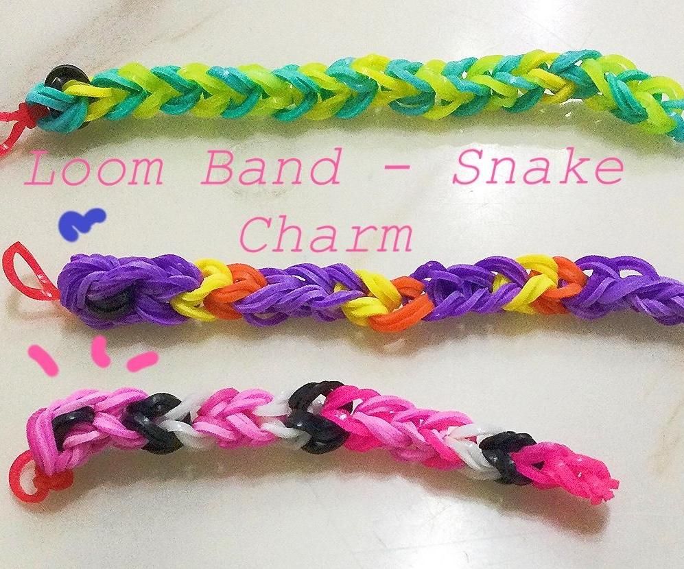 Loom Band - Snake Charm (6 Easy Steps!) : 6 Steps (with Pictures ...