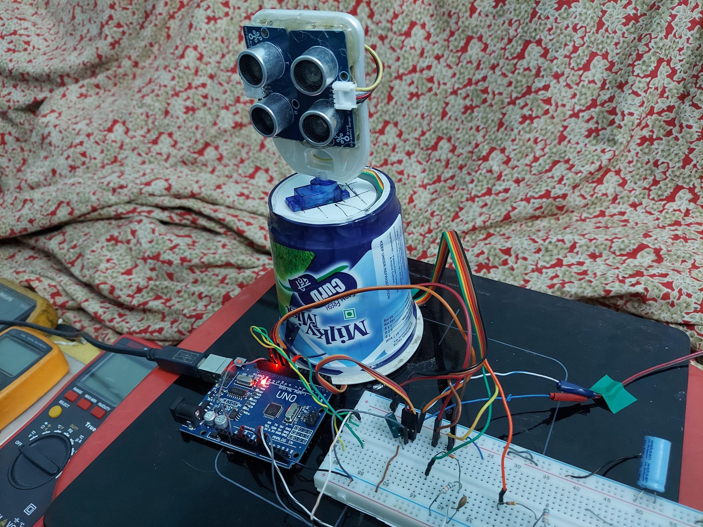 Ultrasonic Mono Pulse Tracker : 5 Steps (with Pictures) - Instructables