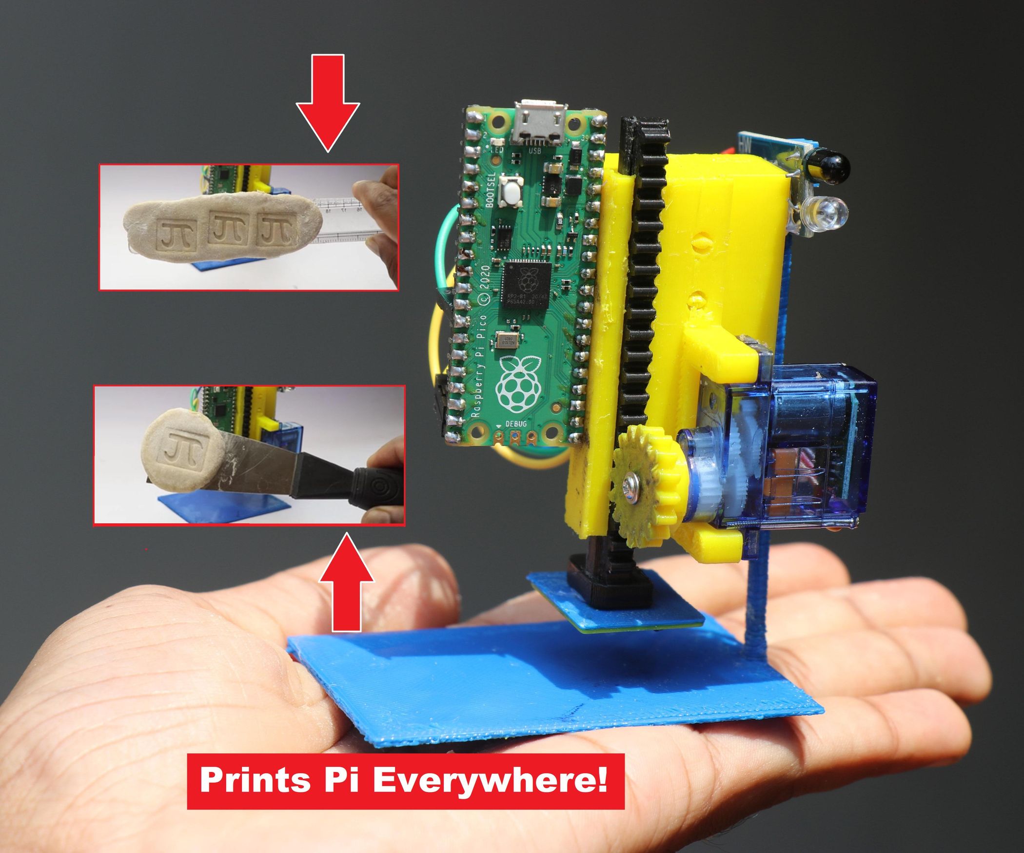 3D Printed Pi Stamping Machine Using Raspberry Pi Pico : 5 Steps (with ...