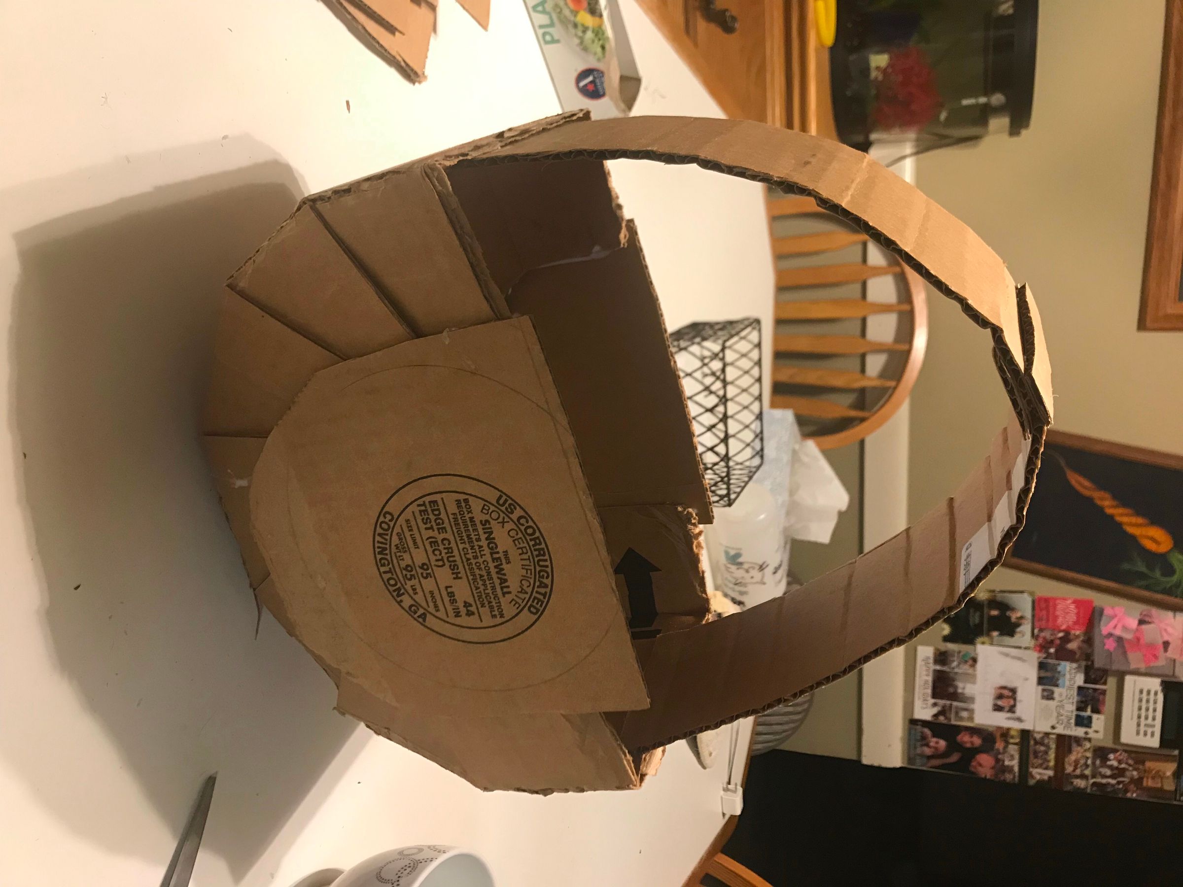 Easy Cardboard Basket : 7 Steps - Instructables