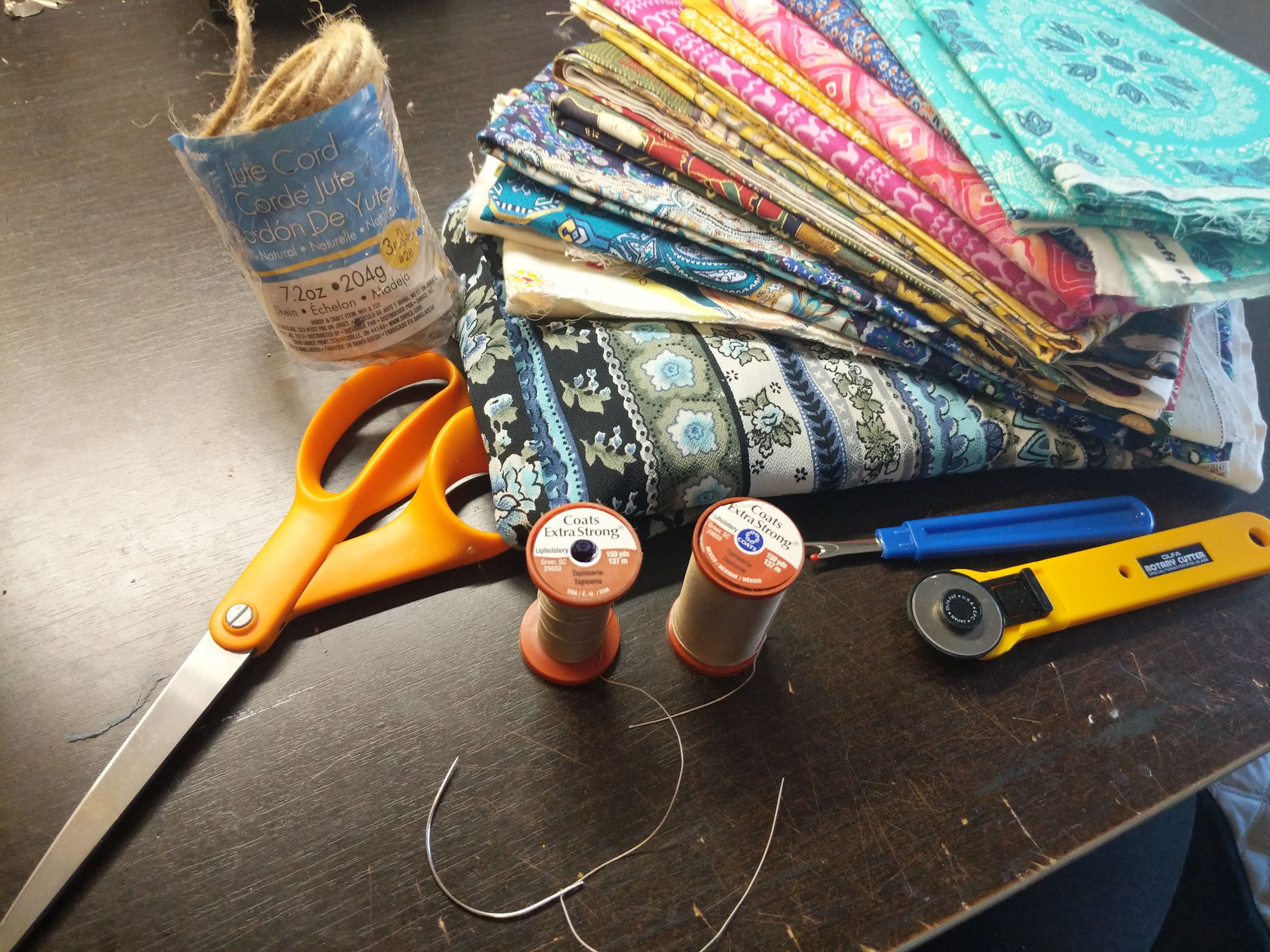Upcycled Patchwork Pouf : 7 Steps (with Pictures) - Instructables