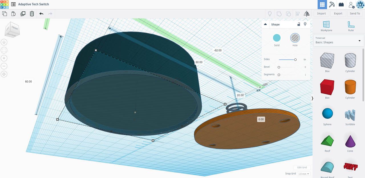 Create Adaptive Switches With TinkerCAD and 3D Printing : 8 Steps (with ...