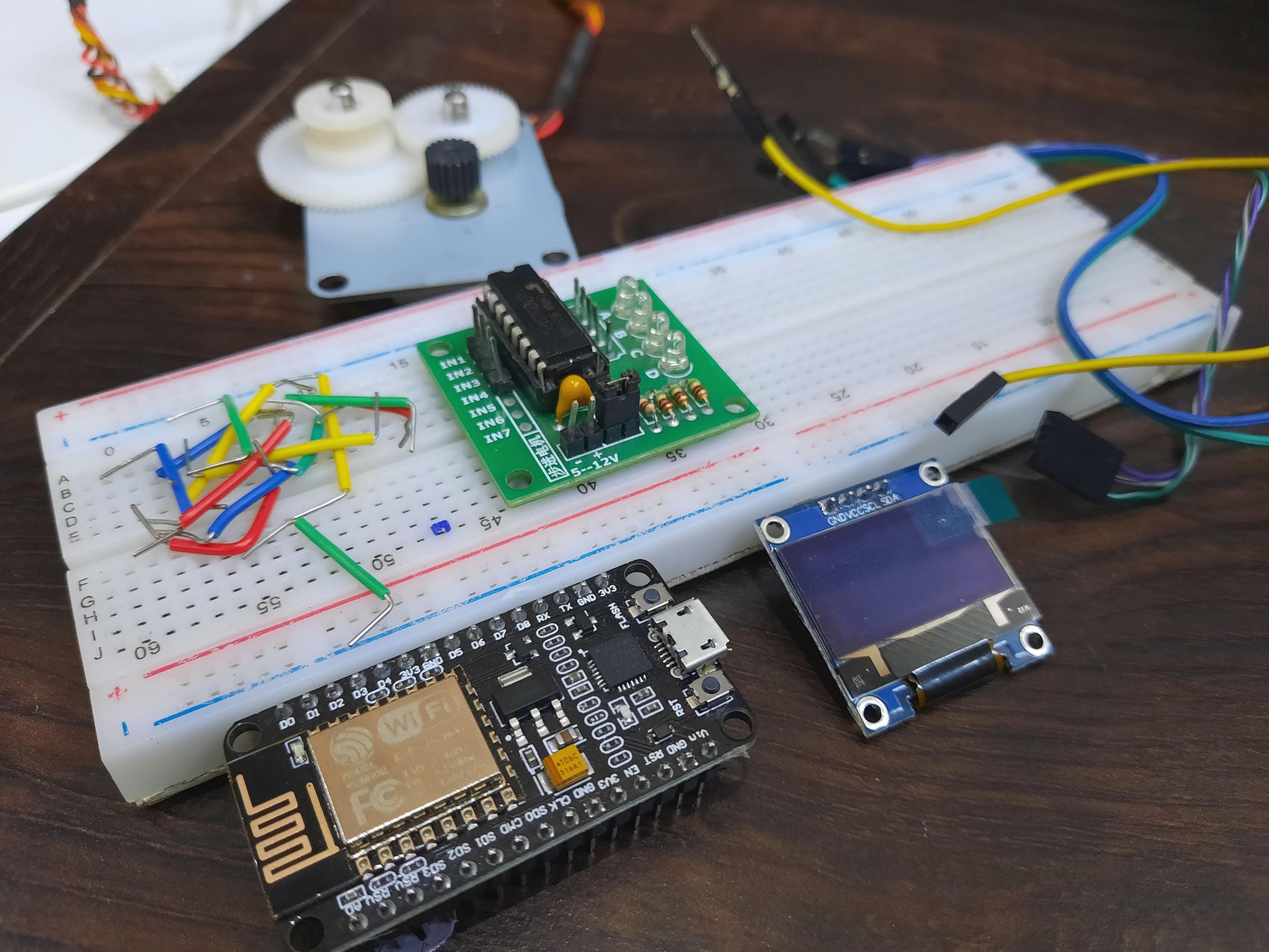 Wi-Fi Controlled Stepper Motor With an ESP Microcontroller : 10 Steps ...