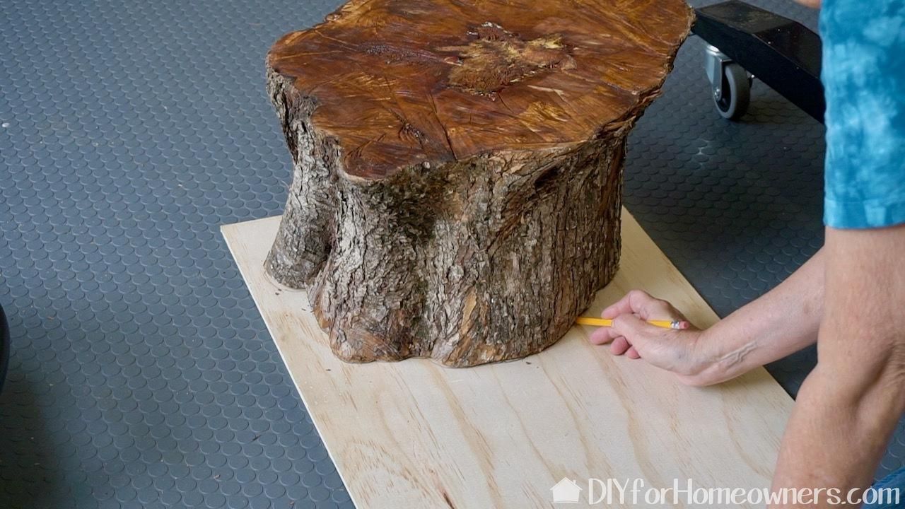 DIY Stump Foot Rest With Hidden Compartment : 5 Steps (with Pictures ...