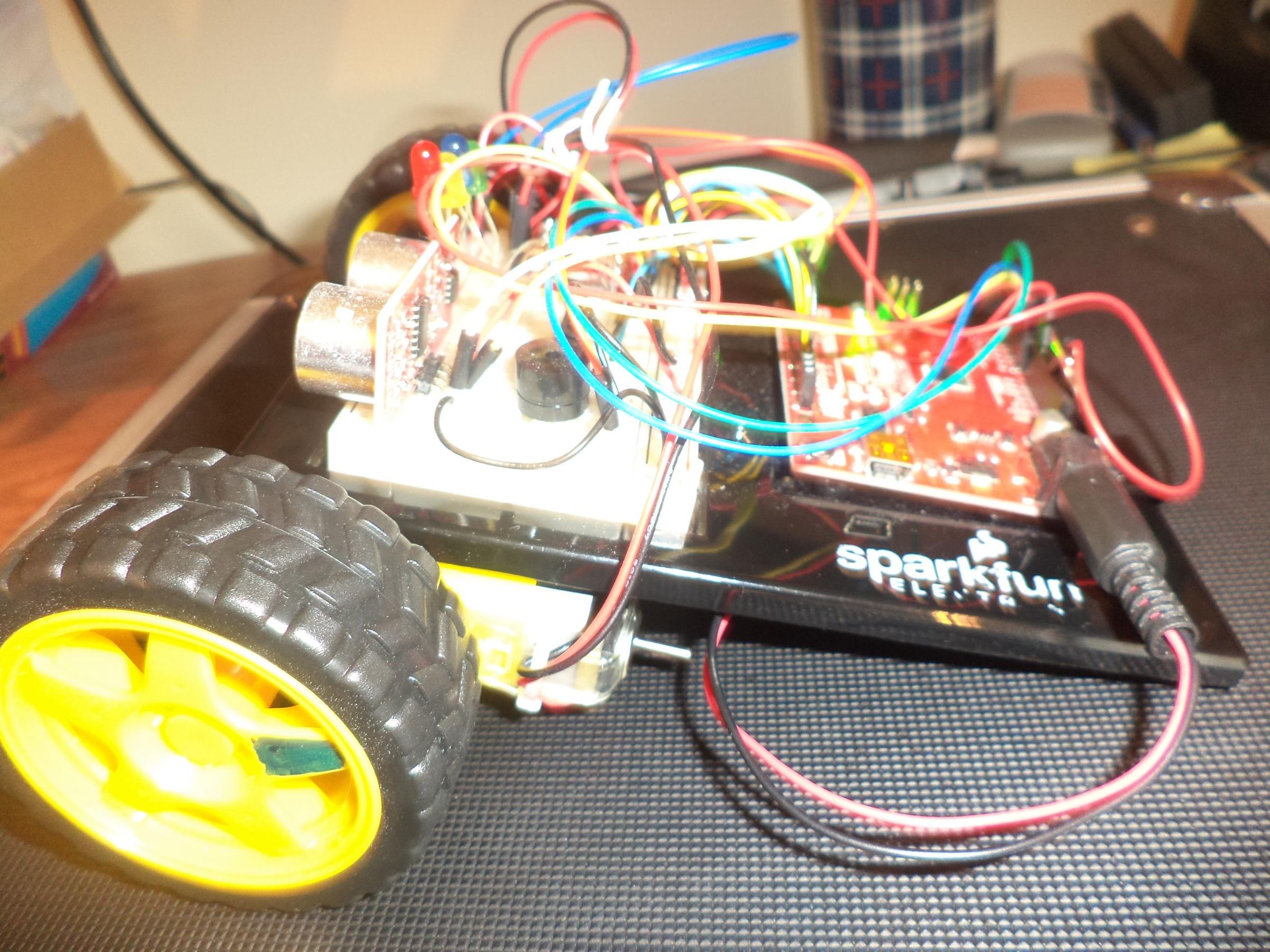 Light Tracking And Obstacle Avoidance Robot With Arduino And 
