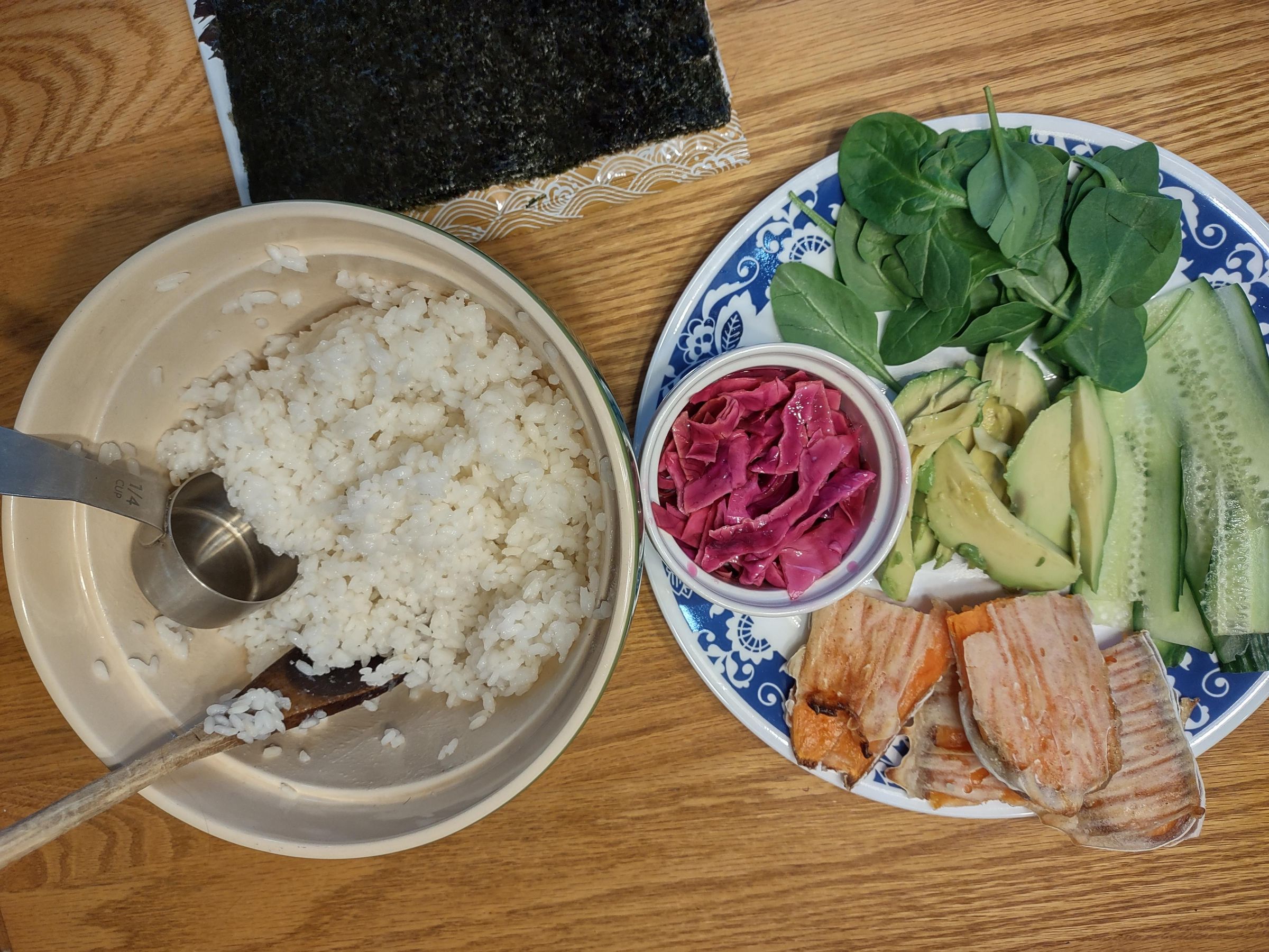 Sushi Sandwich - Onigirazu おにぎらず- With Easy Sushi Rice! : 7 Steps (with ...