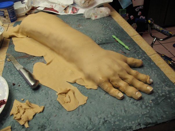 Severed Arm Cake