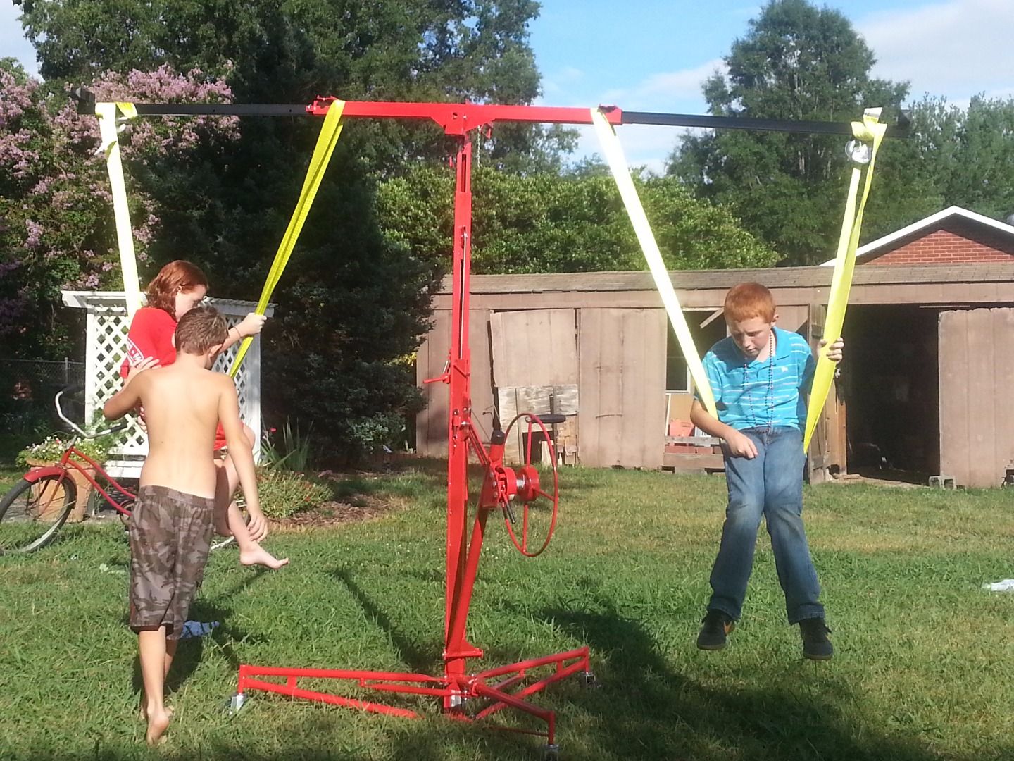 DIY Children's Carnival Style Swing Ride : 4 Steps (with Pictures ...