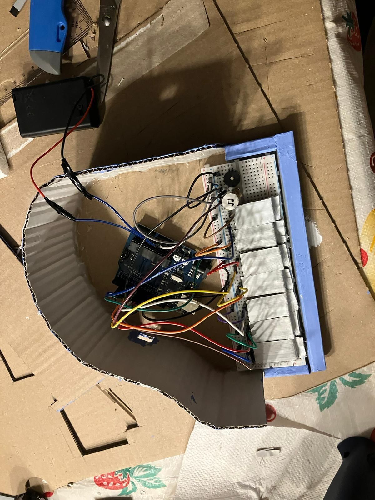 A Mini Cardboard Piano : 7 Steps - Instructables