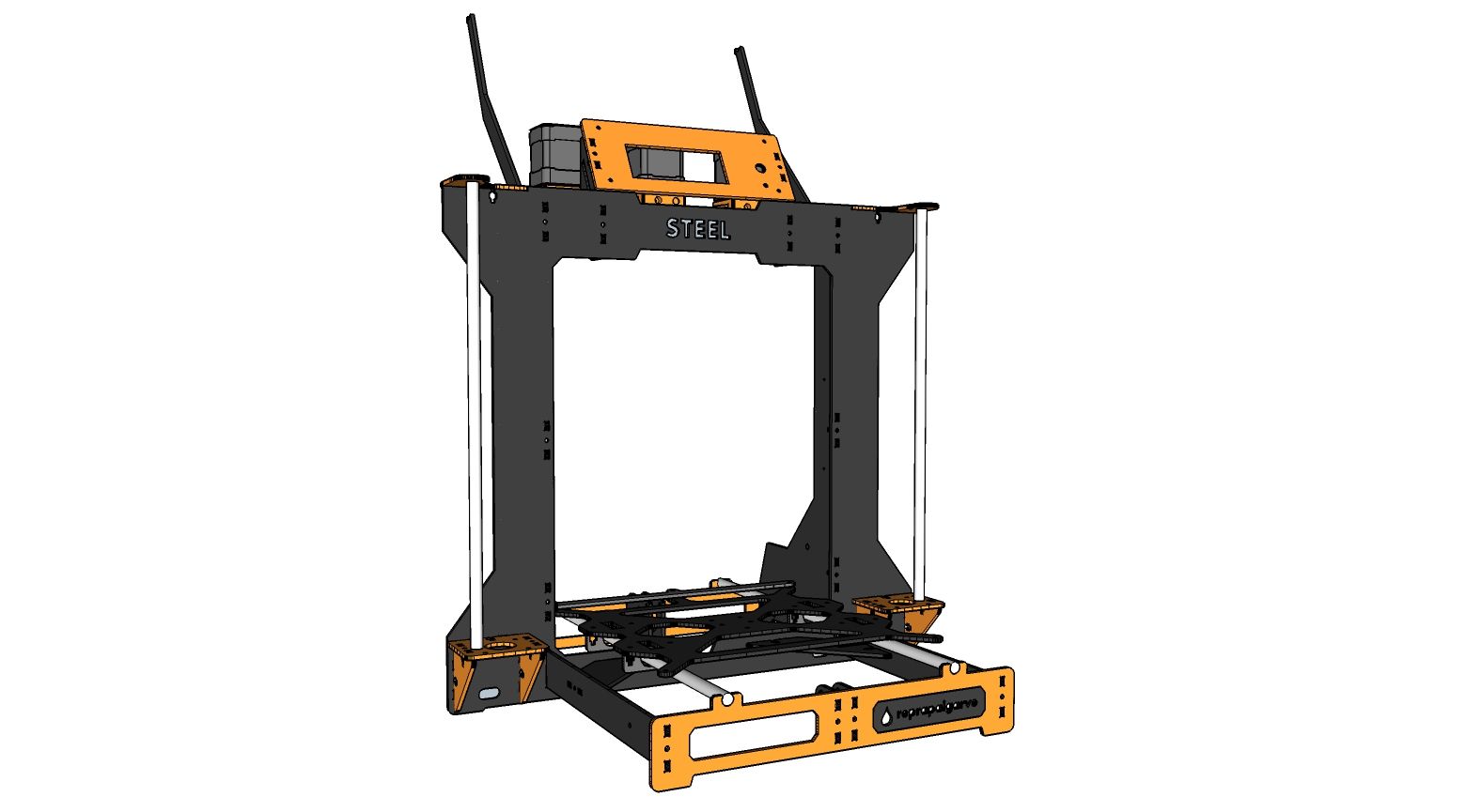 RGB STEEL - Low Cost, Steel Frame, Color Mixing 3D Printer : 19 Steps ...