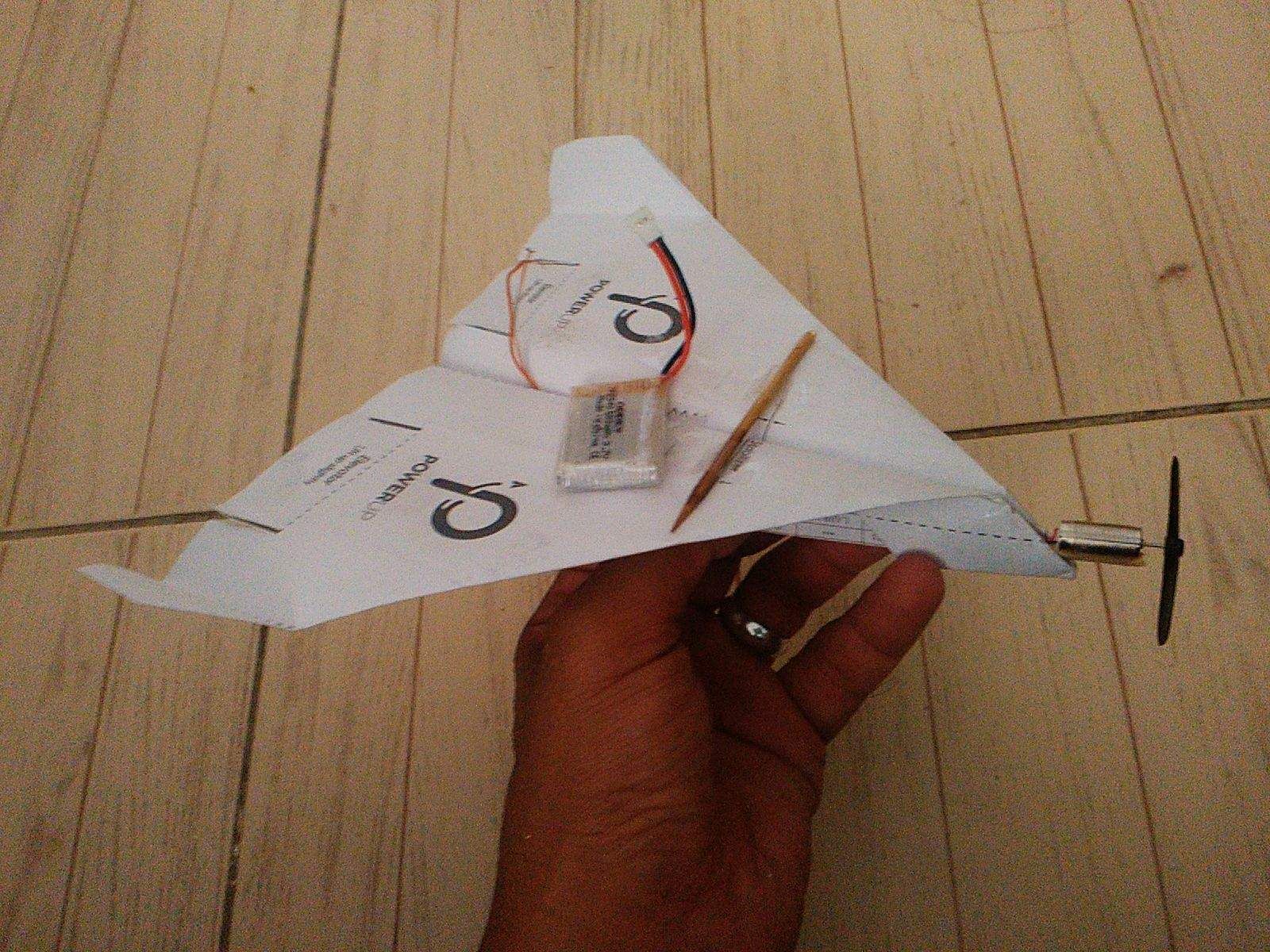 Successful Motorized Paper Plane : 4 Steps (with Pictures) - Instructables