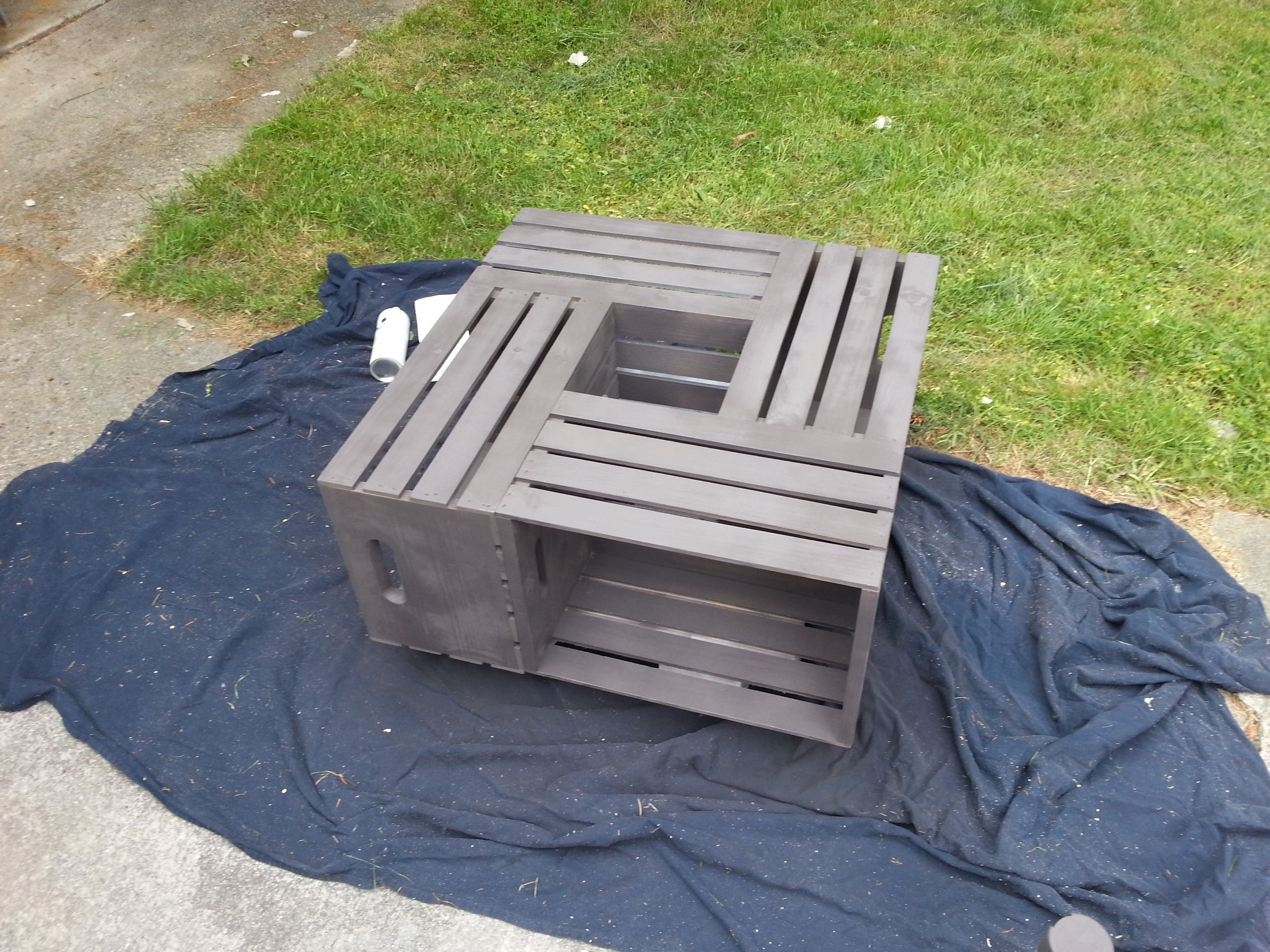Apple Crate Coffee Table : 5 Steps (with Pictures) - Instructables