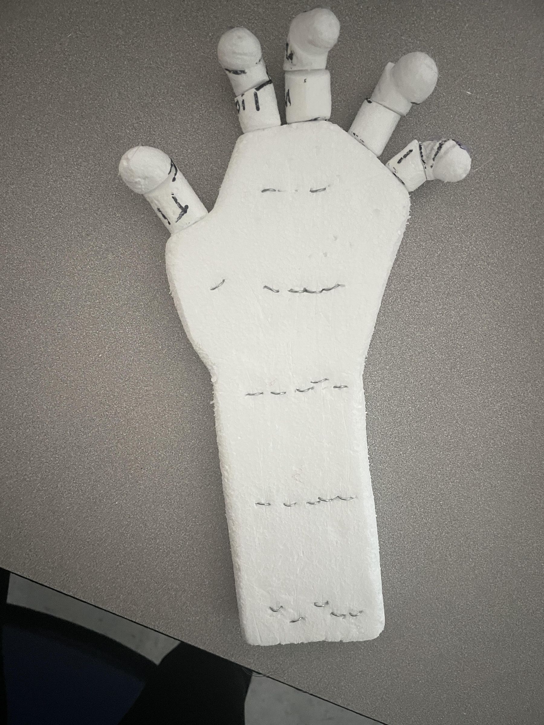 Styrofoam Robotic Hand: STEM : 18 Steps - Instructables