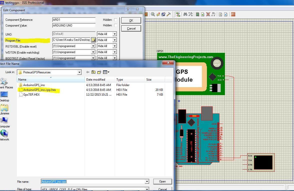 How to Simulate GPS Module in Proteus : 3 Steps - Instructables