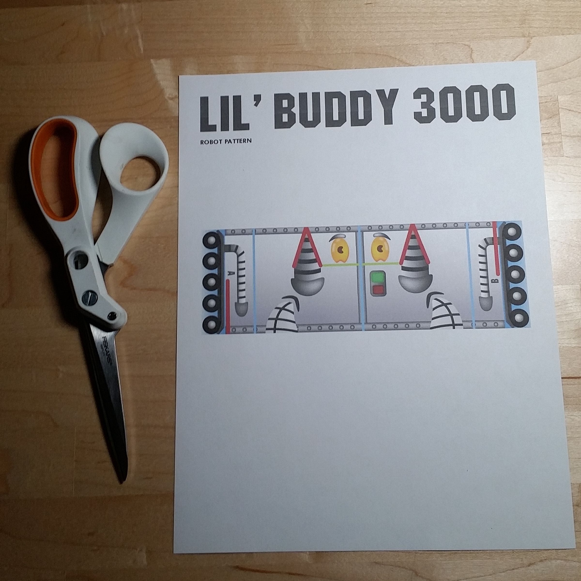 Lil' Buddy Paper Robot : 6 Steps - Instructables
