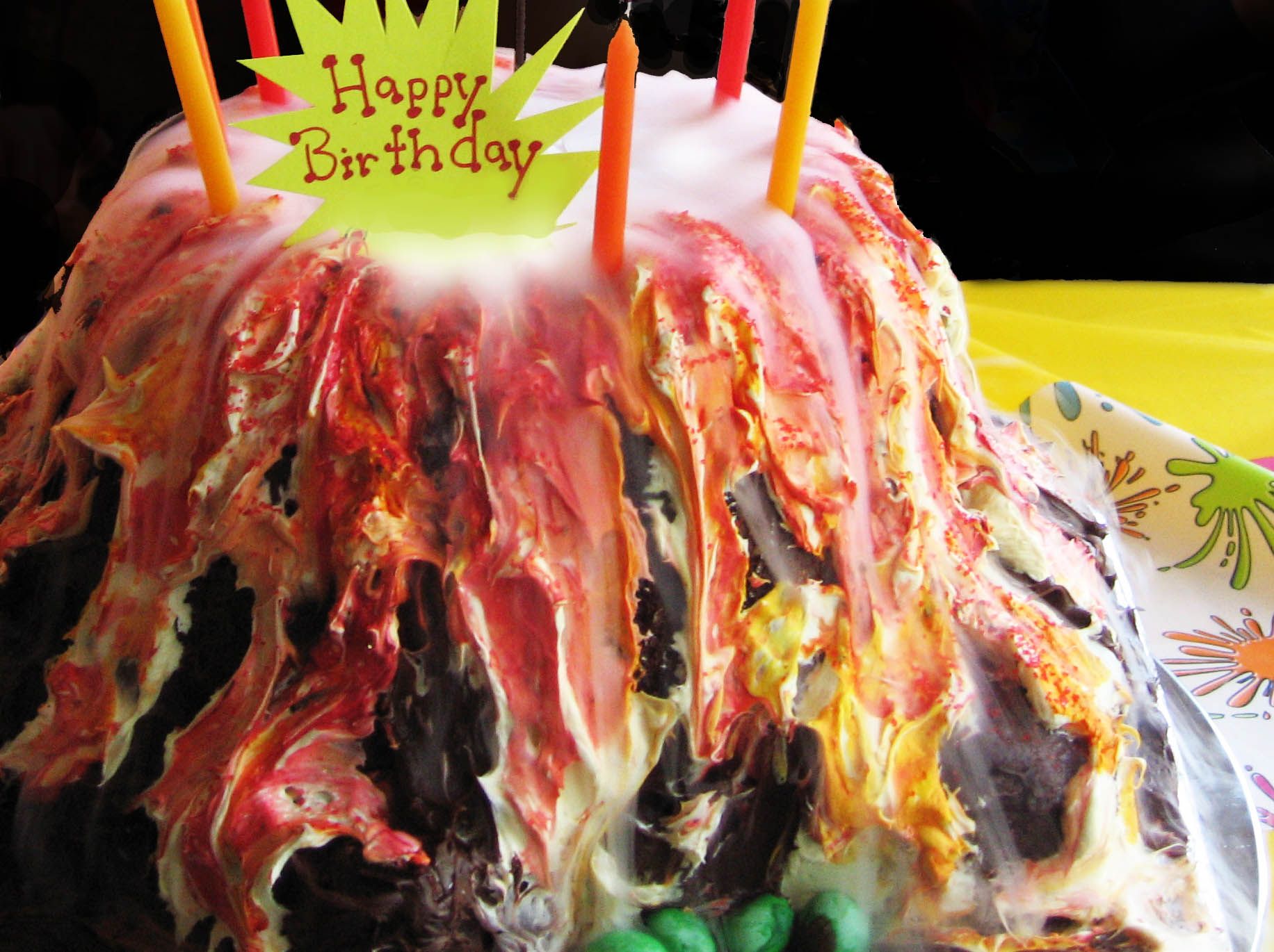 Really Smoking Volcano Cake! : 3 Steps - Instructables
