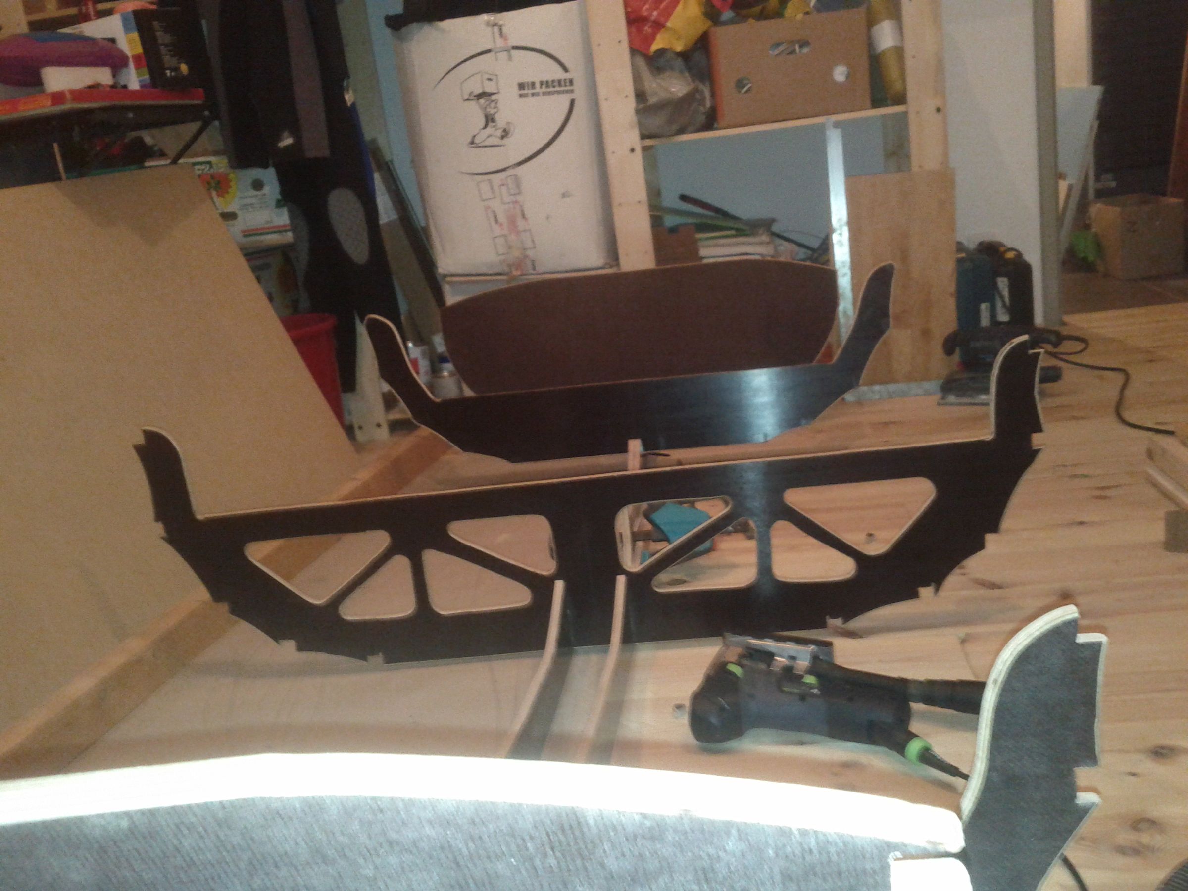 240cm Skin on Frame Sailing Pram With Mirage Drive : 7 Steps (with ...