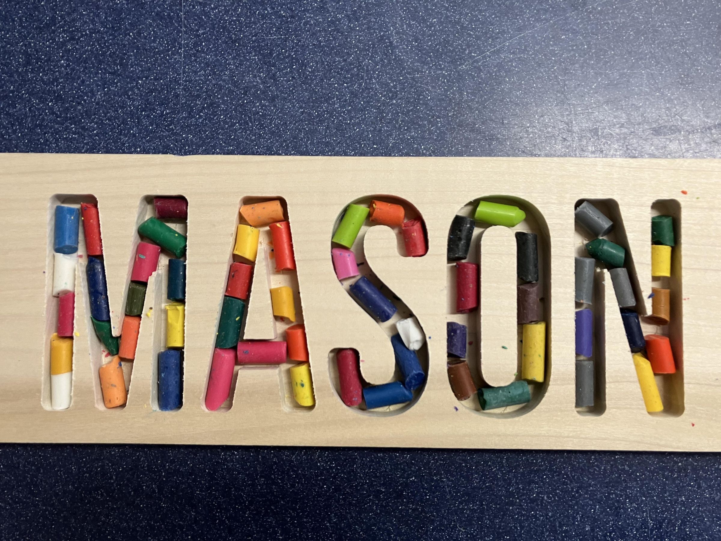 Melted Crayon Name Plate : 3 Steps (with Pictures) - Instructables