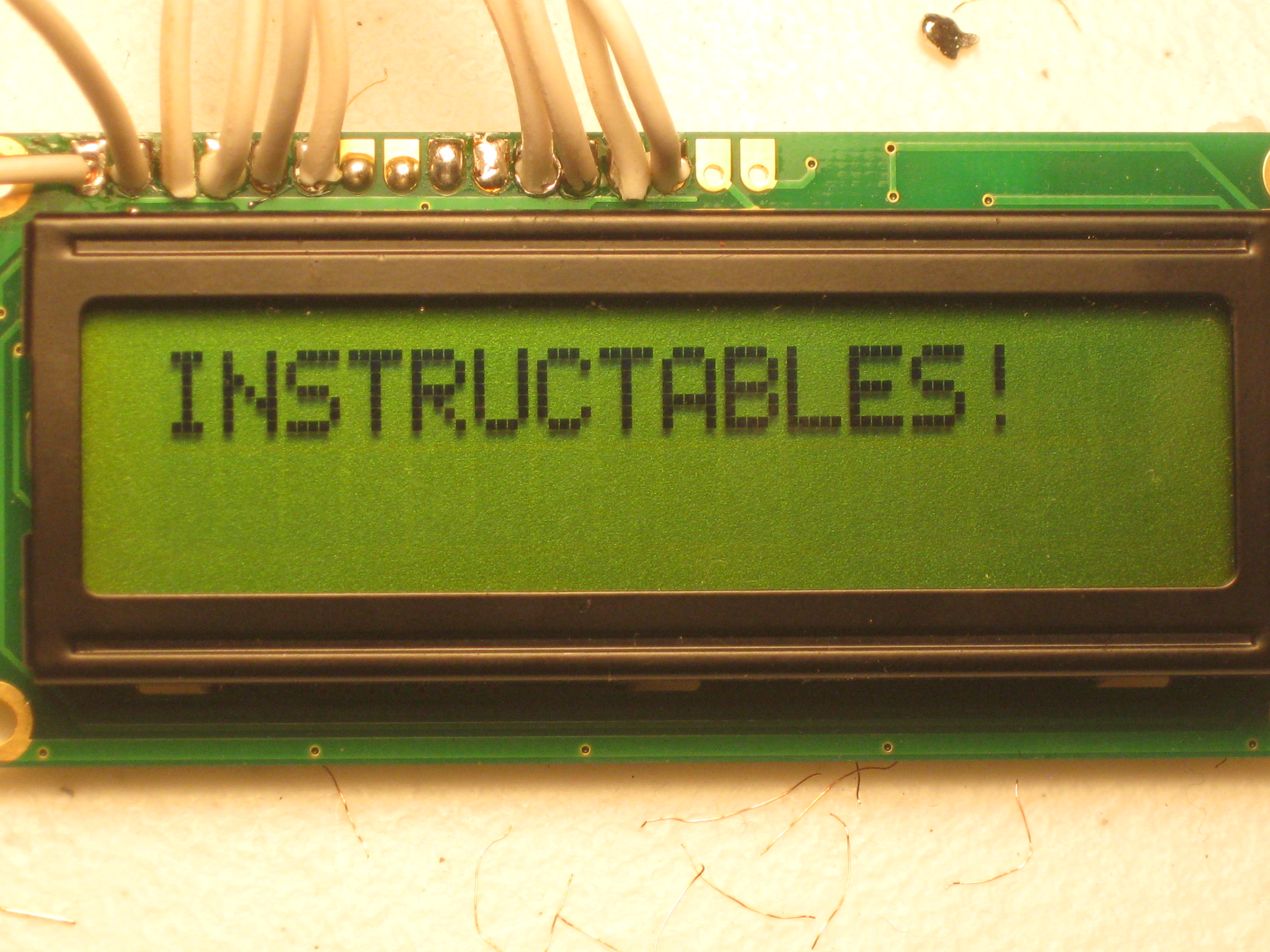 Connecting an LCD to the Arduino : 3 Steps - Instructables