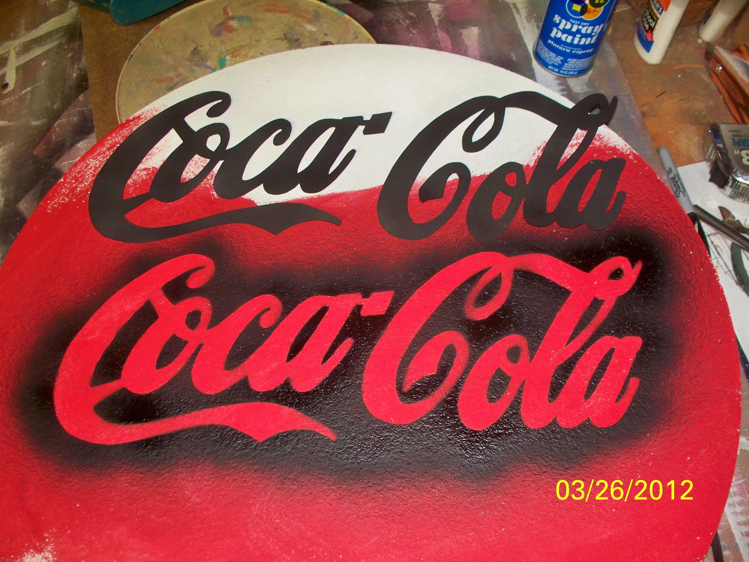Make a Coca Cola Mosaic Table : 17 Steps (with Pictures) - Instructables