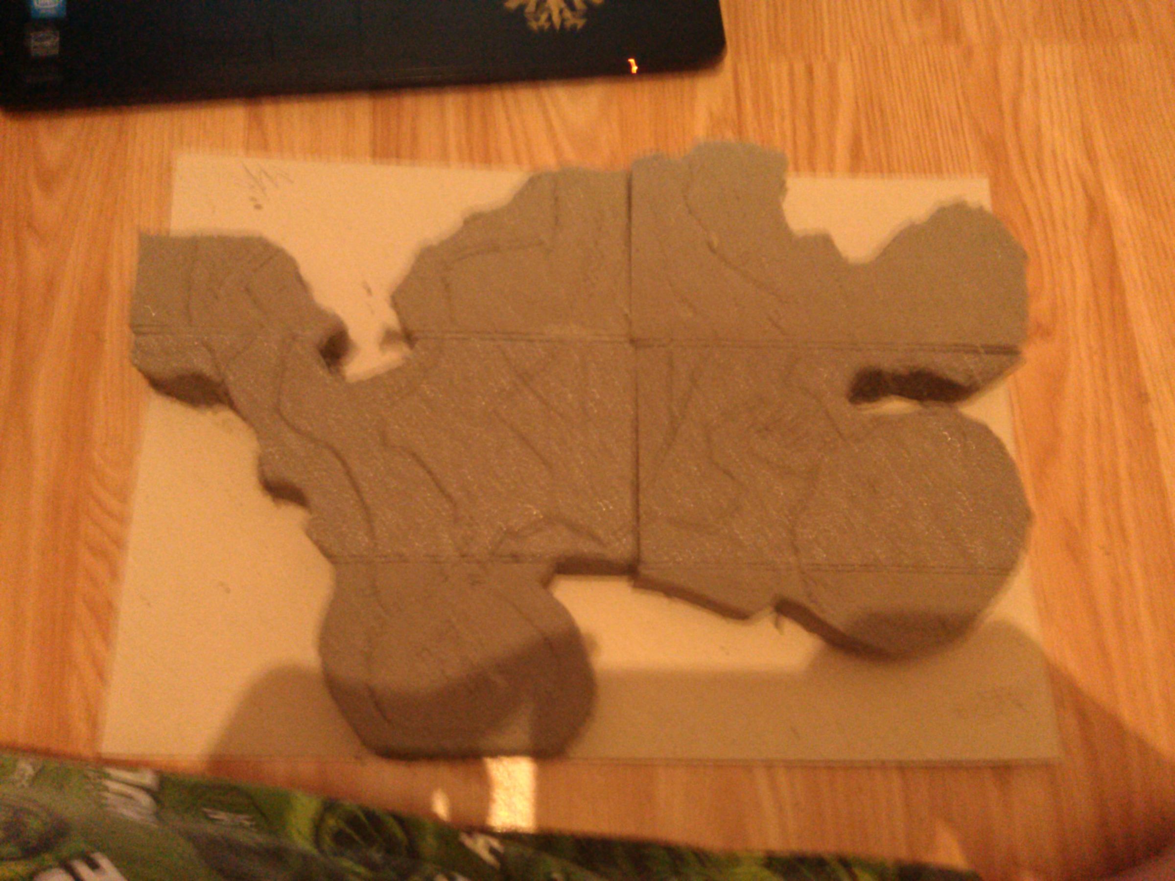 Zelda Ocarina of Time Hyrule World Map Diorama : 5 Steps - Instructables
