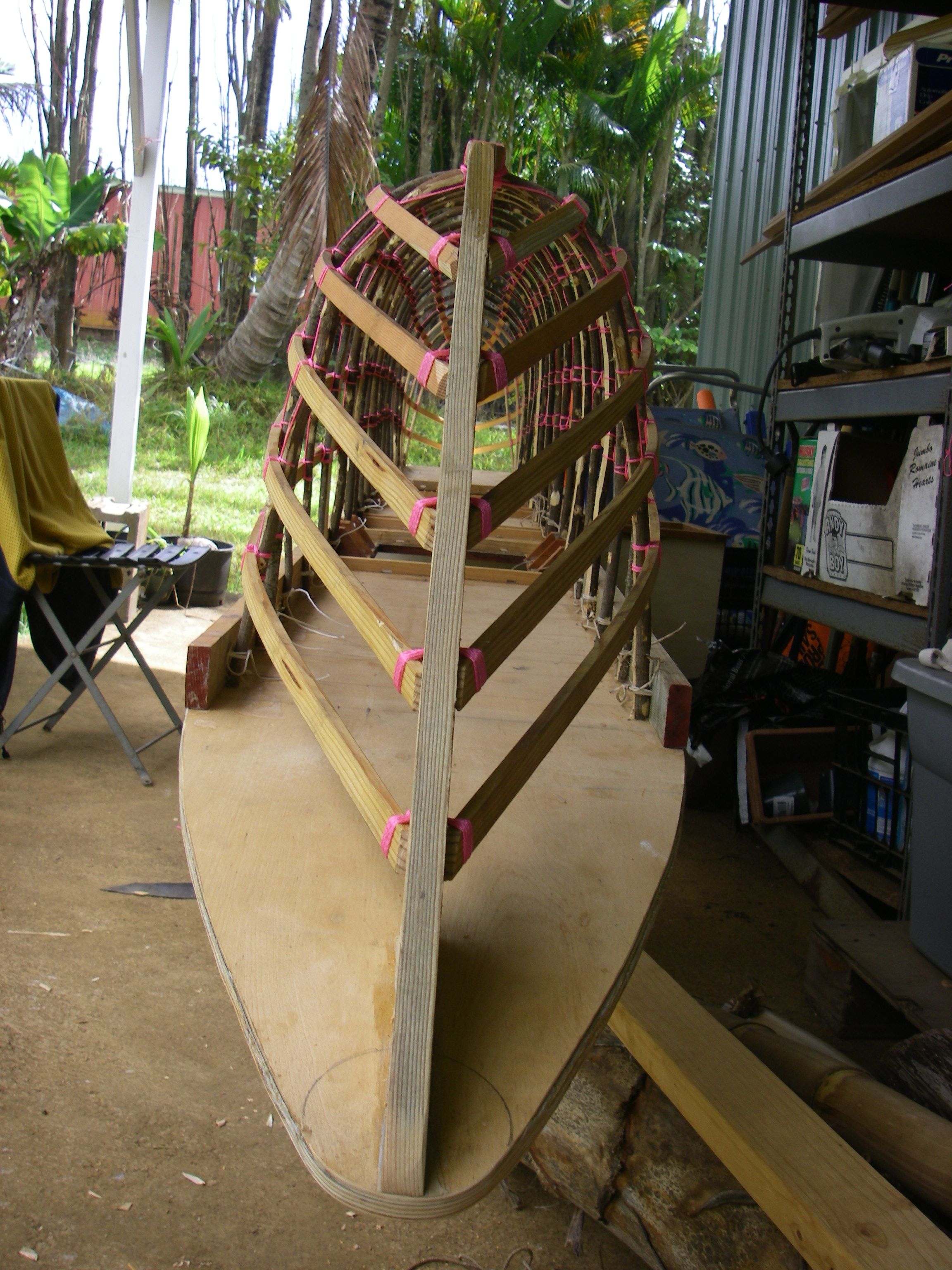 Sailing Canoe Chapter 5: Hull Frame Finishing : 9 Steps (with Pictures ...