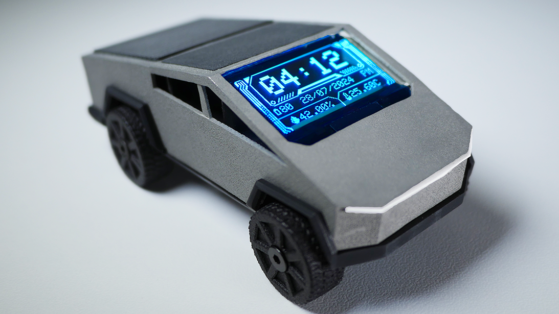 Cyber Clock 2.0 (Stainless Steel Exoskeleton) : 4 Steps (with Pictures ...