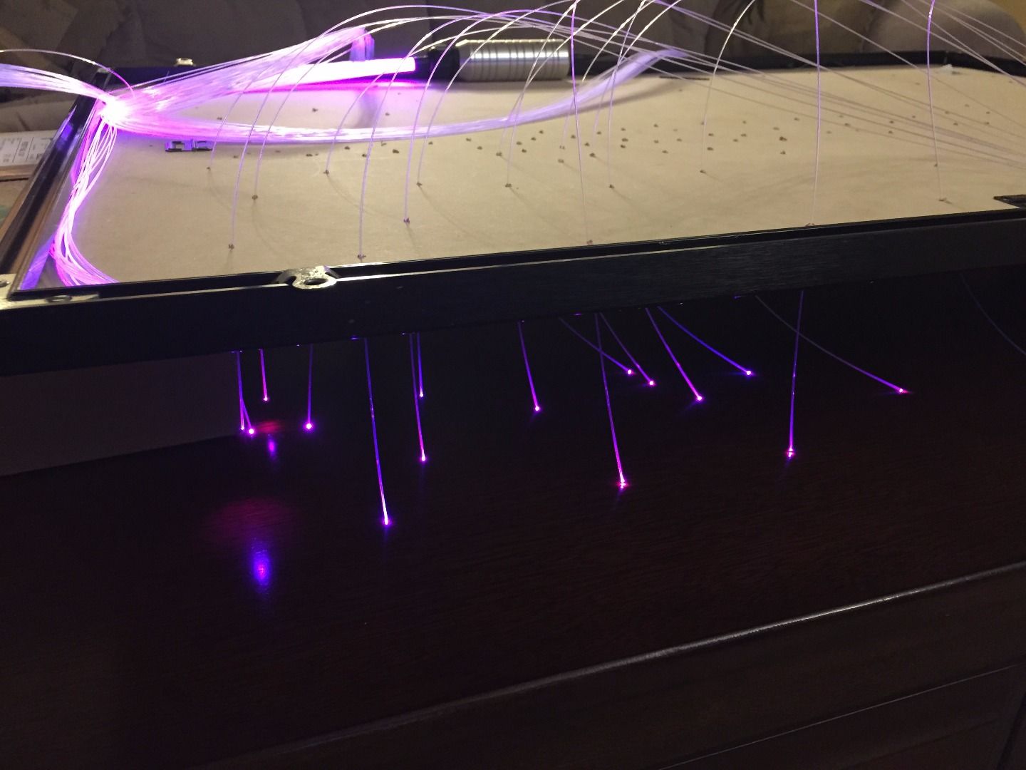 Fiber Optic Star Ceiling Panel With Day Time Stars : 14 Steps (with ...