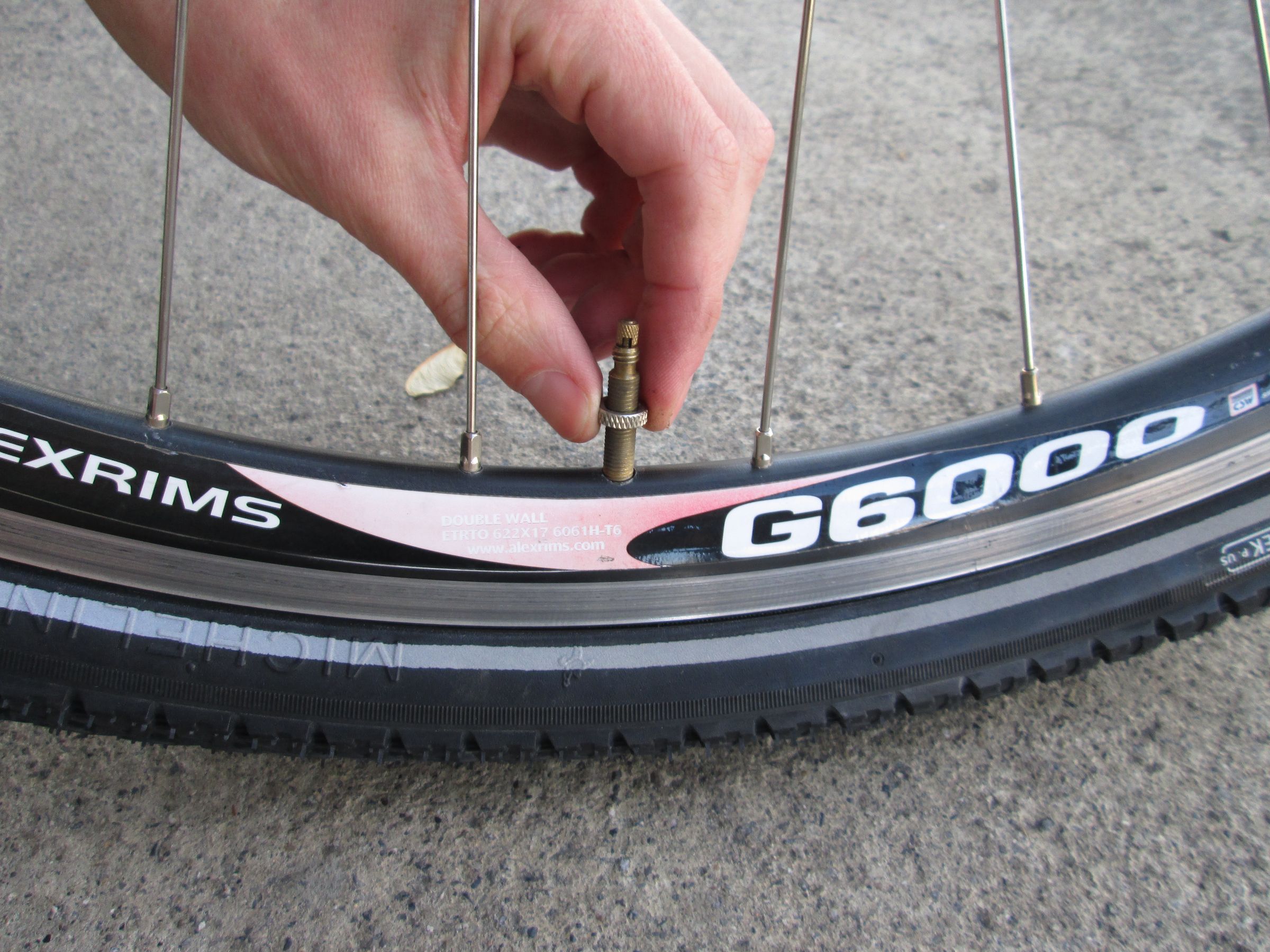 How to Patch a Front Tire Presta Valve Bicycle Tube : 6 Steps (with ...