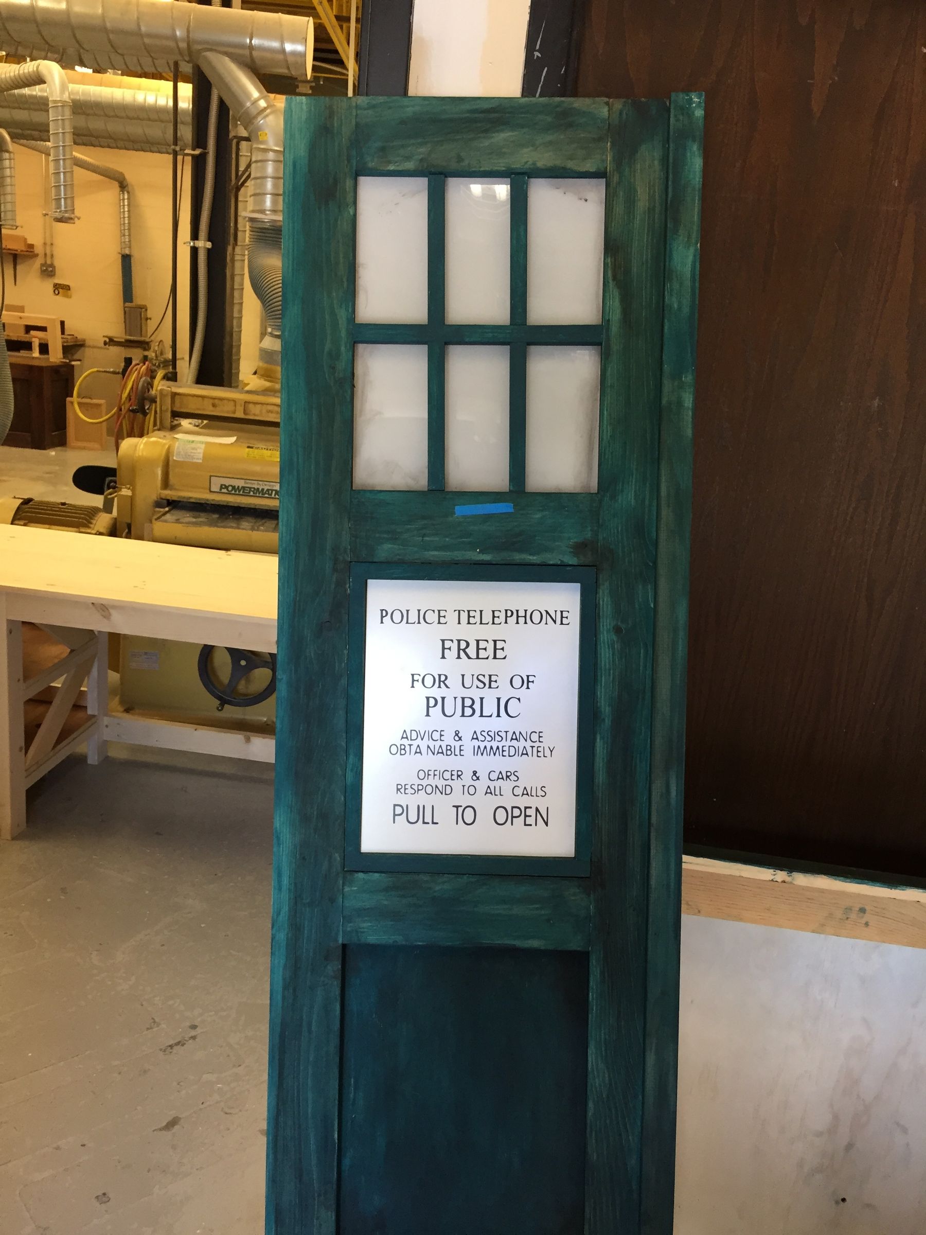 Full Scale TARDIS Shed/Storage Build! : 13 Steps (with Pictures ...