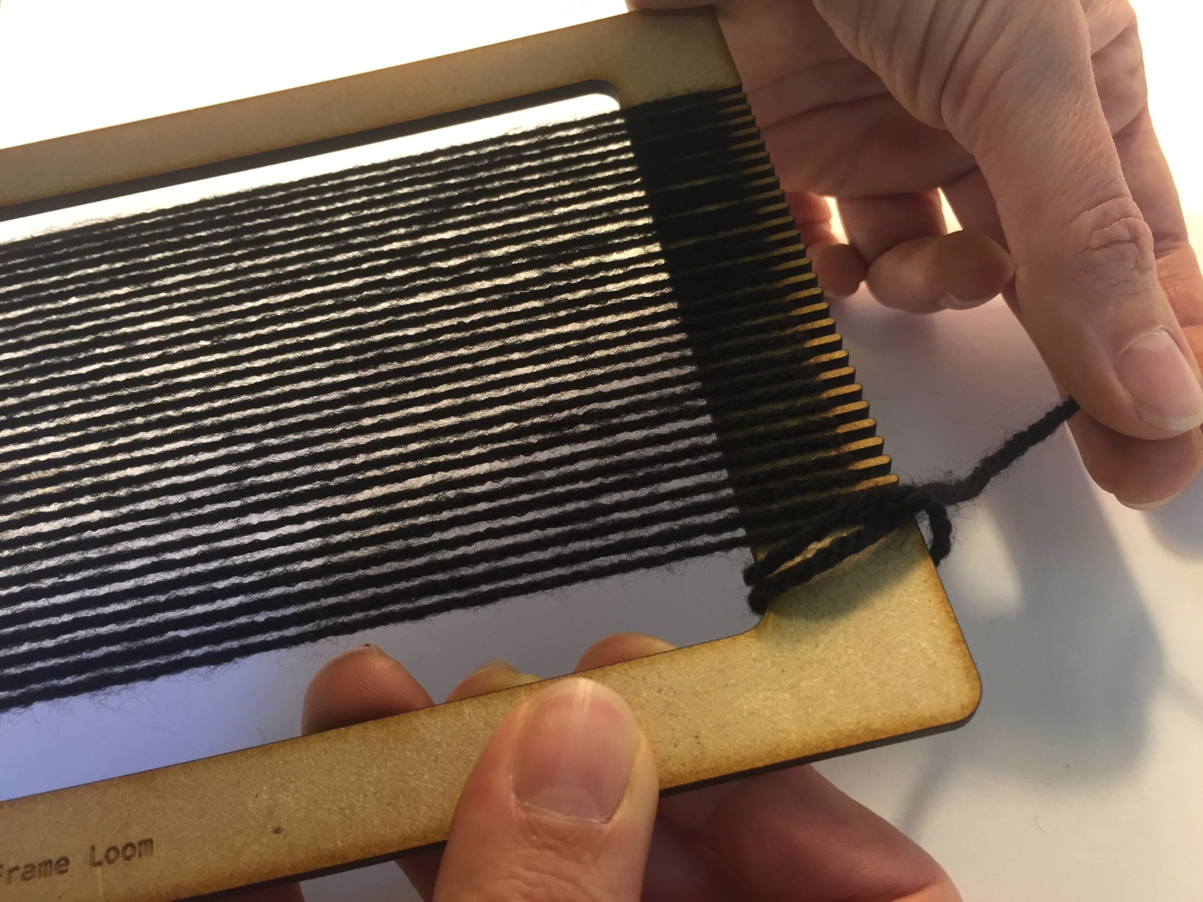 Laser Cut Mini Frame Loom Weaving : 24 Steps (with Pictures ...