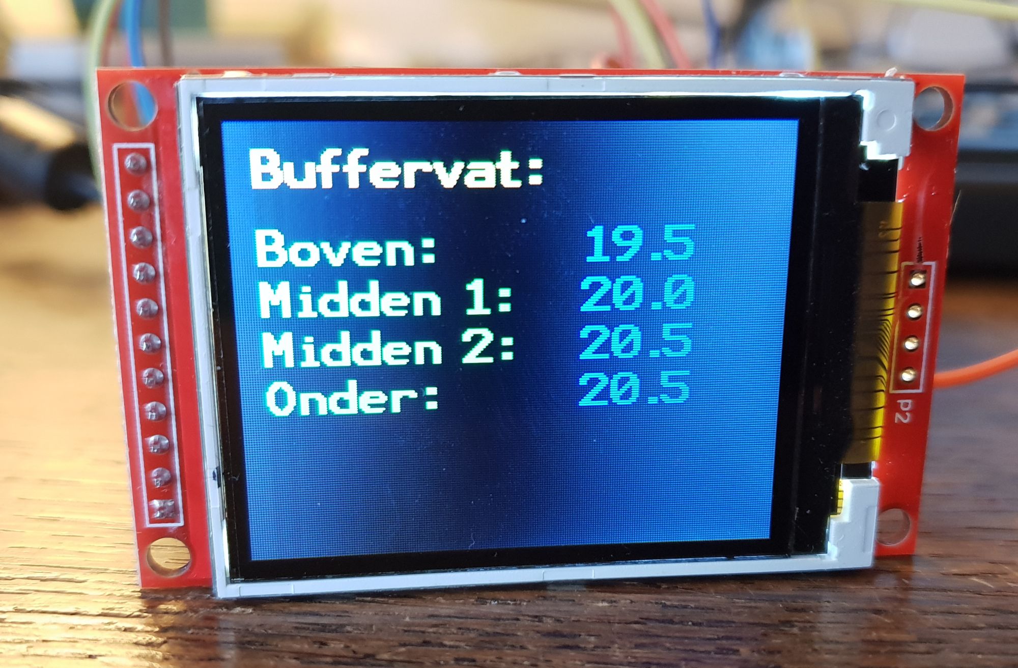 Thermometer With Temperature Relative Colour on a 2" TFT Display and ...
