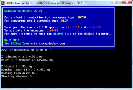 Run Windows 95 on Windows7/Xp/vista : 9 Steps - Instructables
