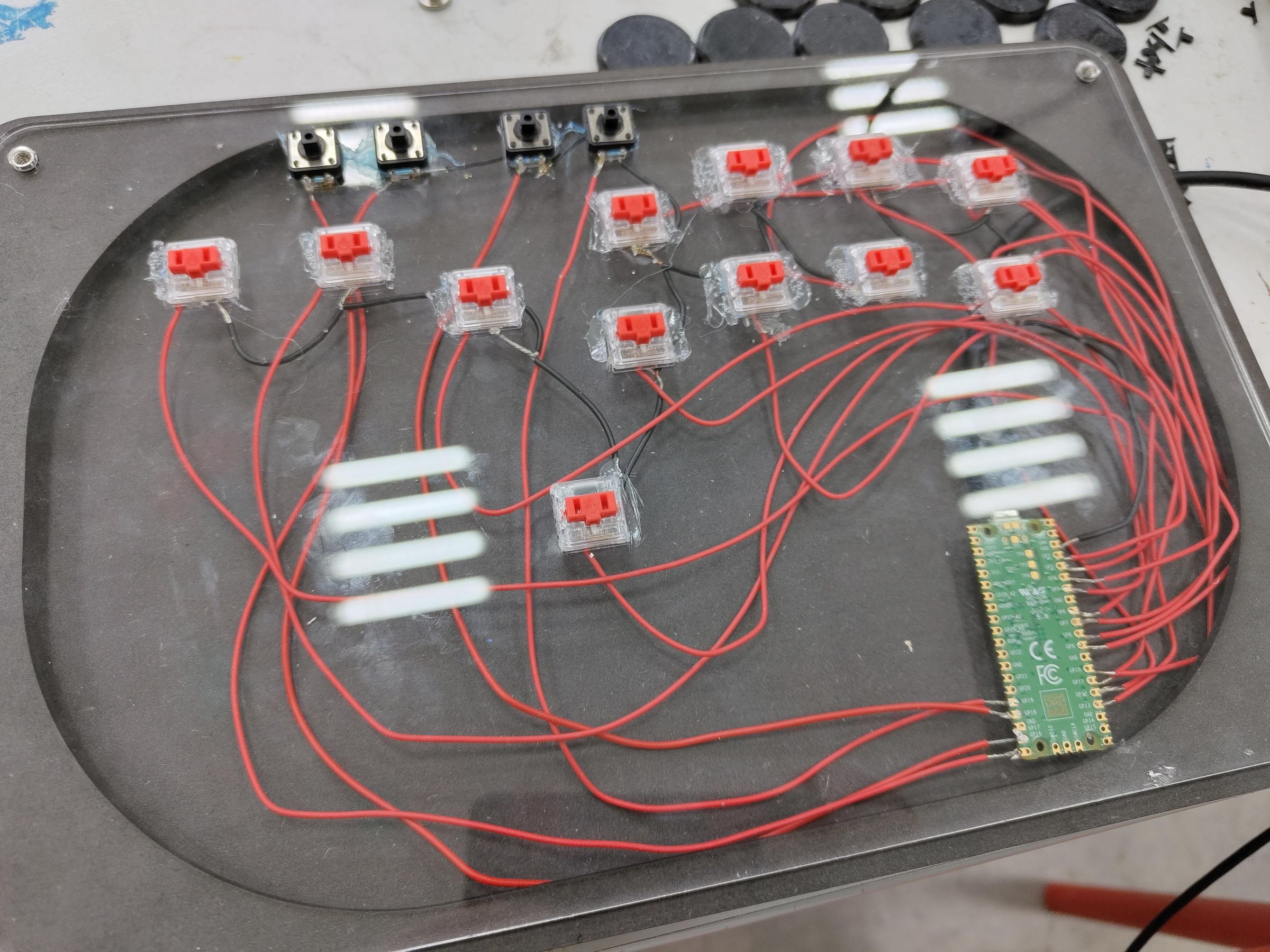 Leverless Arcade Controller Using a Raspberry Pi Pico : 4 Steps ...