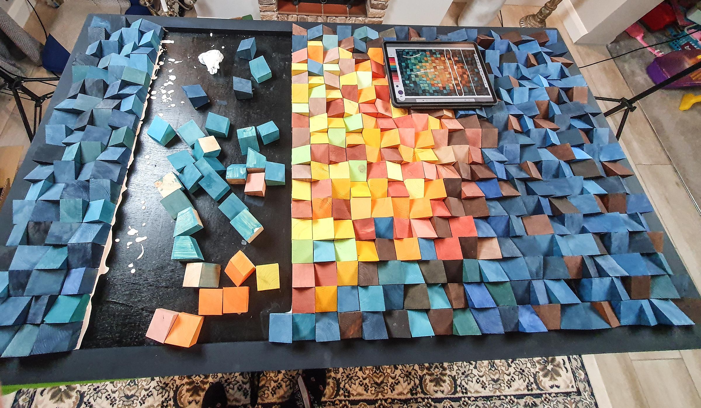 Wooden Blocks Wall Art : 5 Steps (with Pictures) - Instructables