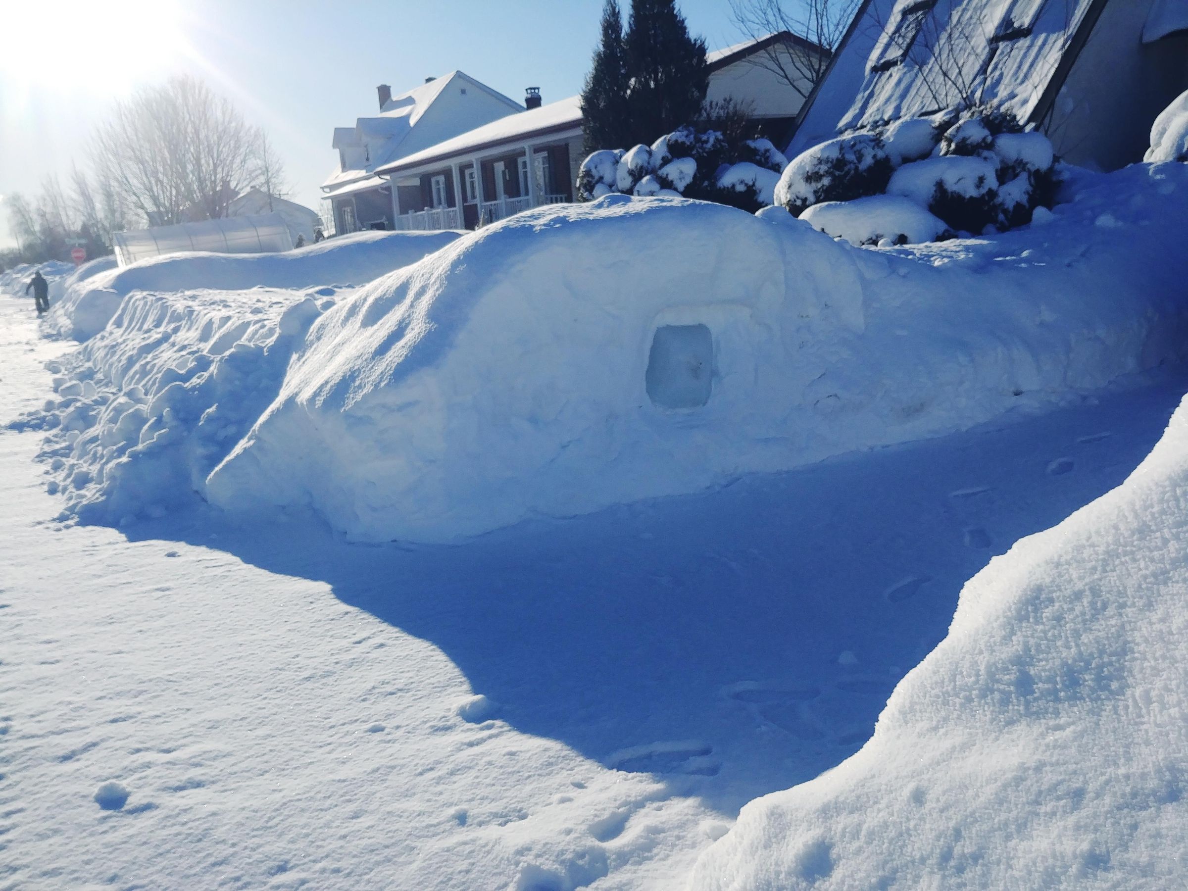 Driveway Snowbank Led Show - Instructables