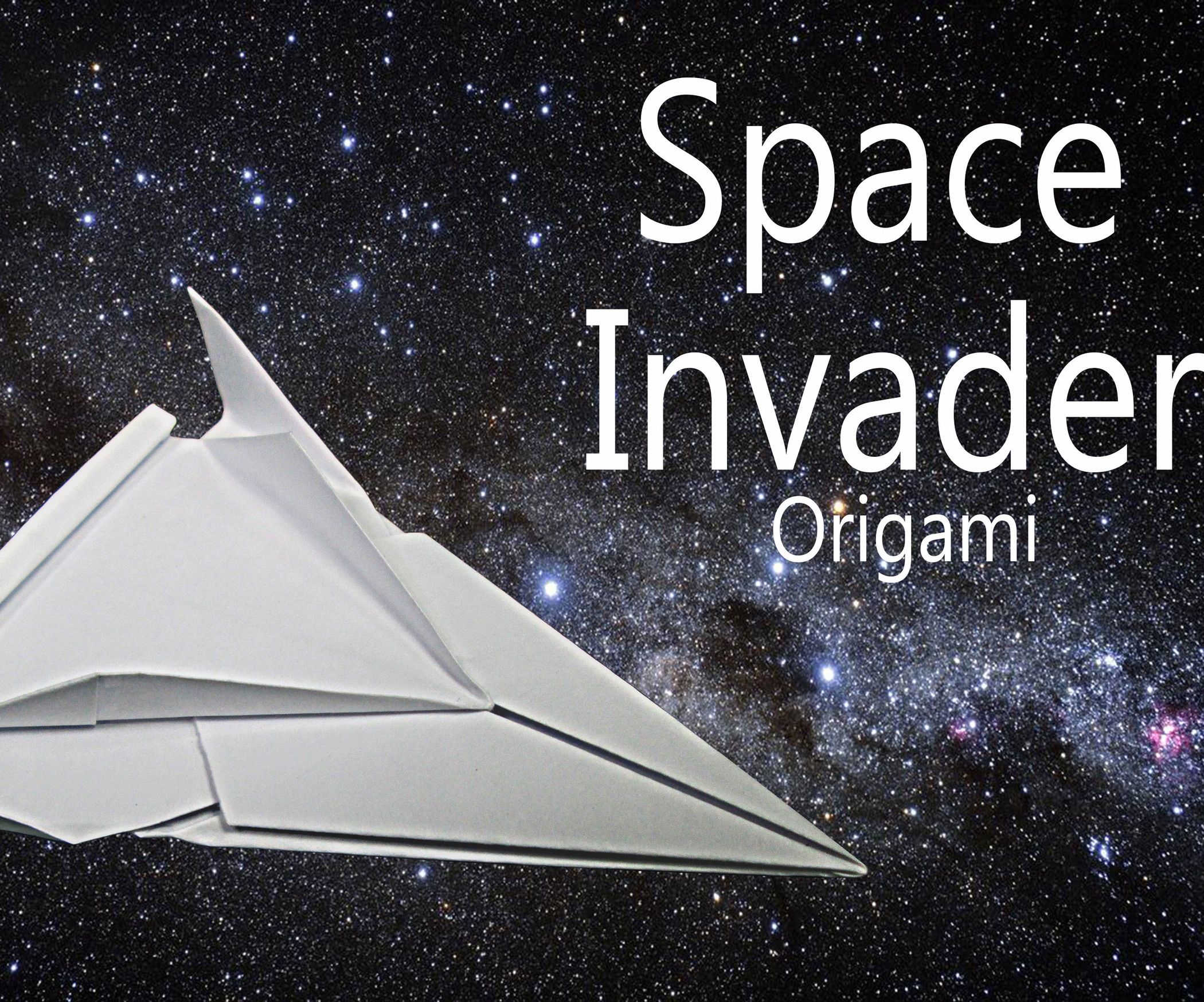 Space Invader Origami : 8 Steps - Instructables